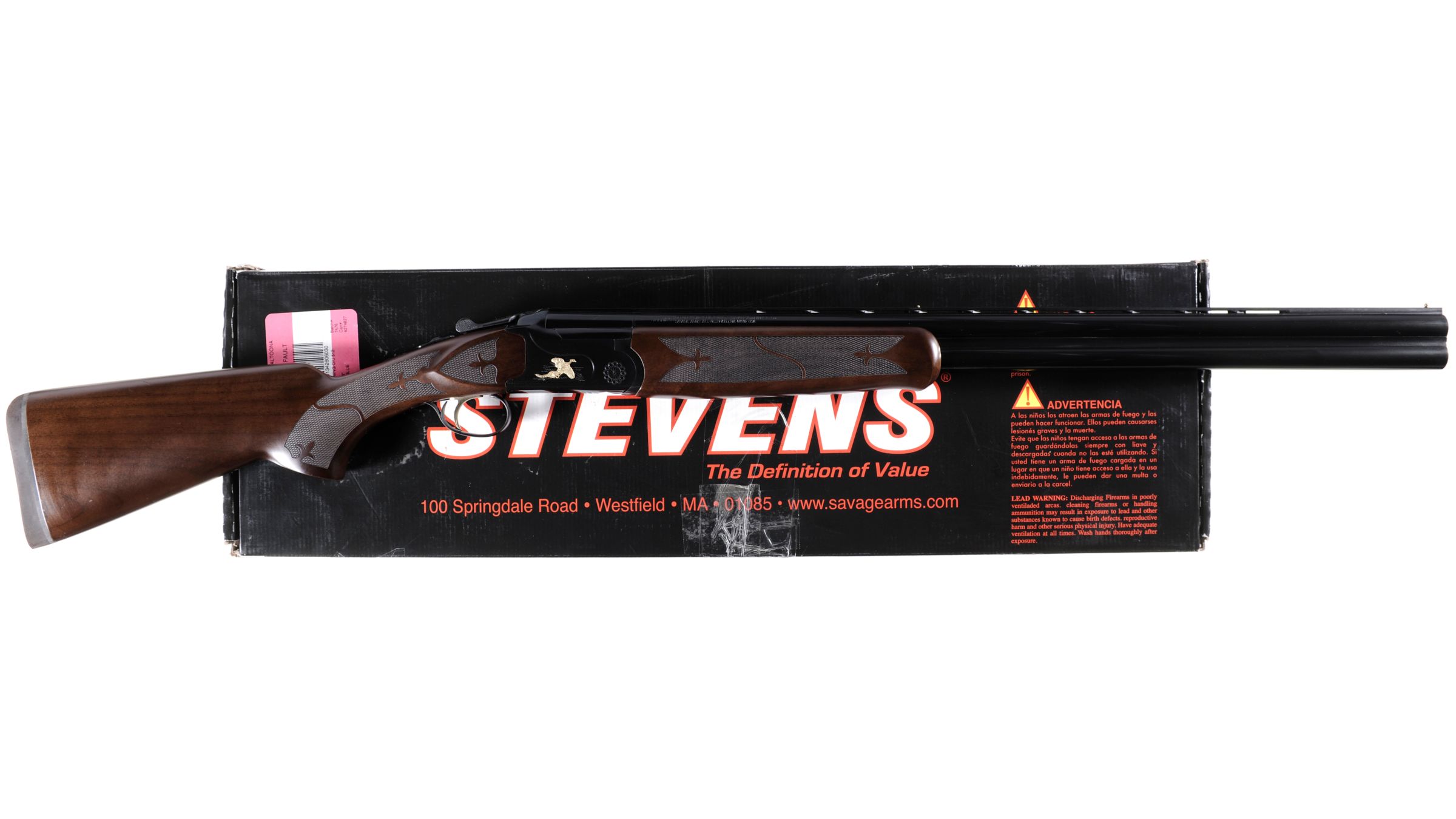 Stevens Model 512 Gold Wing Over/Under Shotgun with Box | Rock Island ...