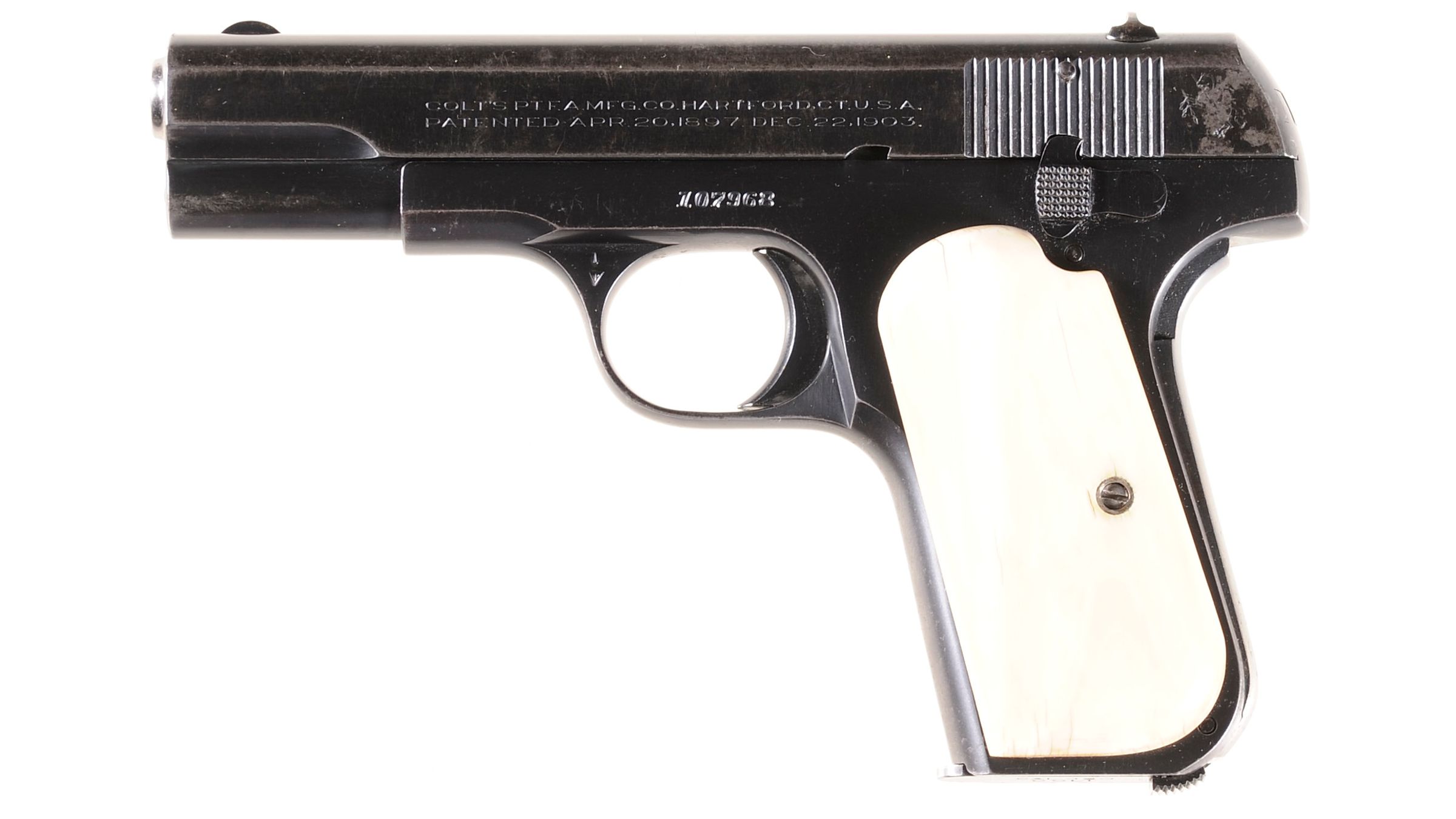 Colt Model 1908 Hammerless Semi-Automatic Pistol | Rock Island Auction