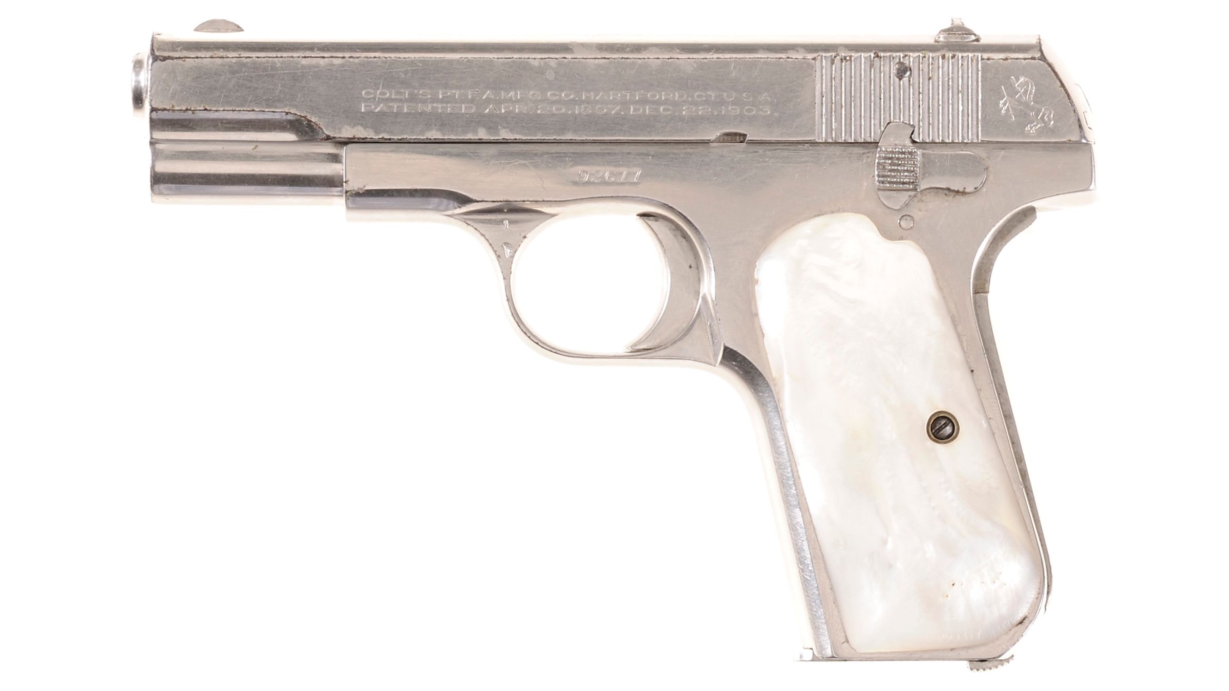 Colt Model 1908 Hammerless Semi-Automatic Pistol | Rock Island Auction