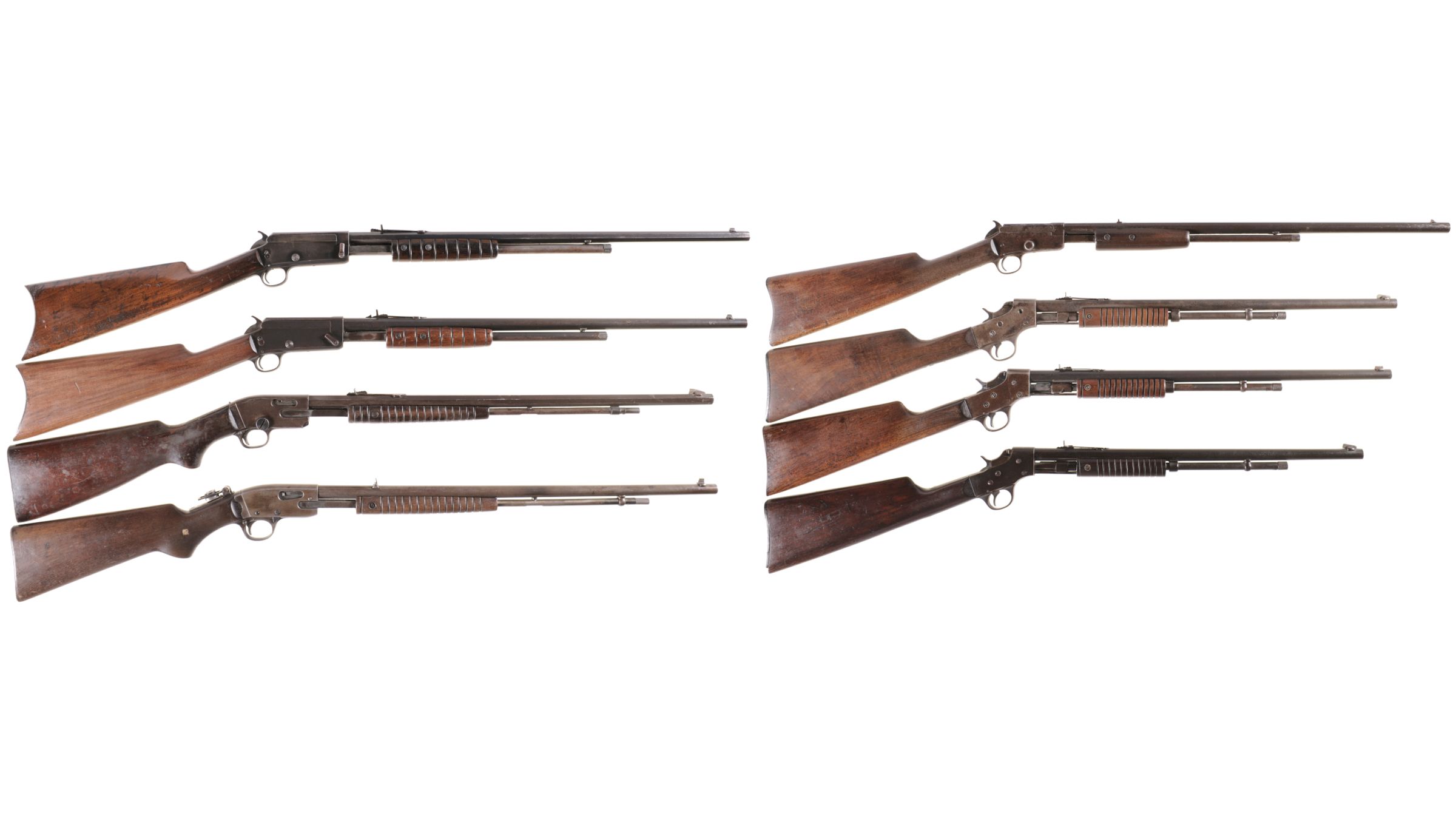 Eight Slide Action Rifles | Rock Island Auction