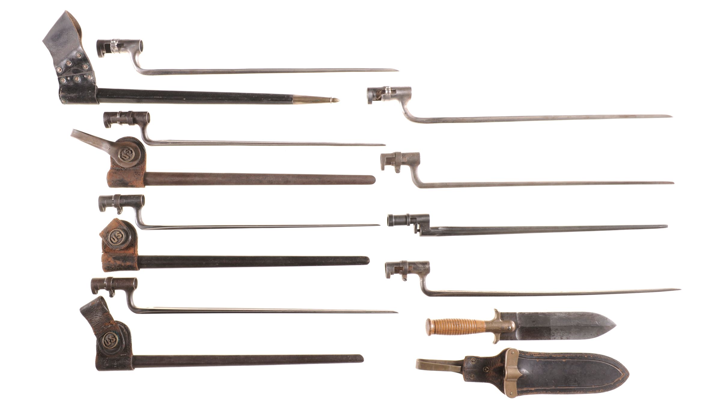 Group of Nine Assorted Edged Weapons | Rock Island Auction