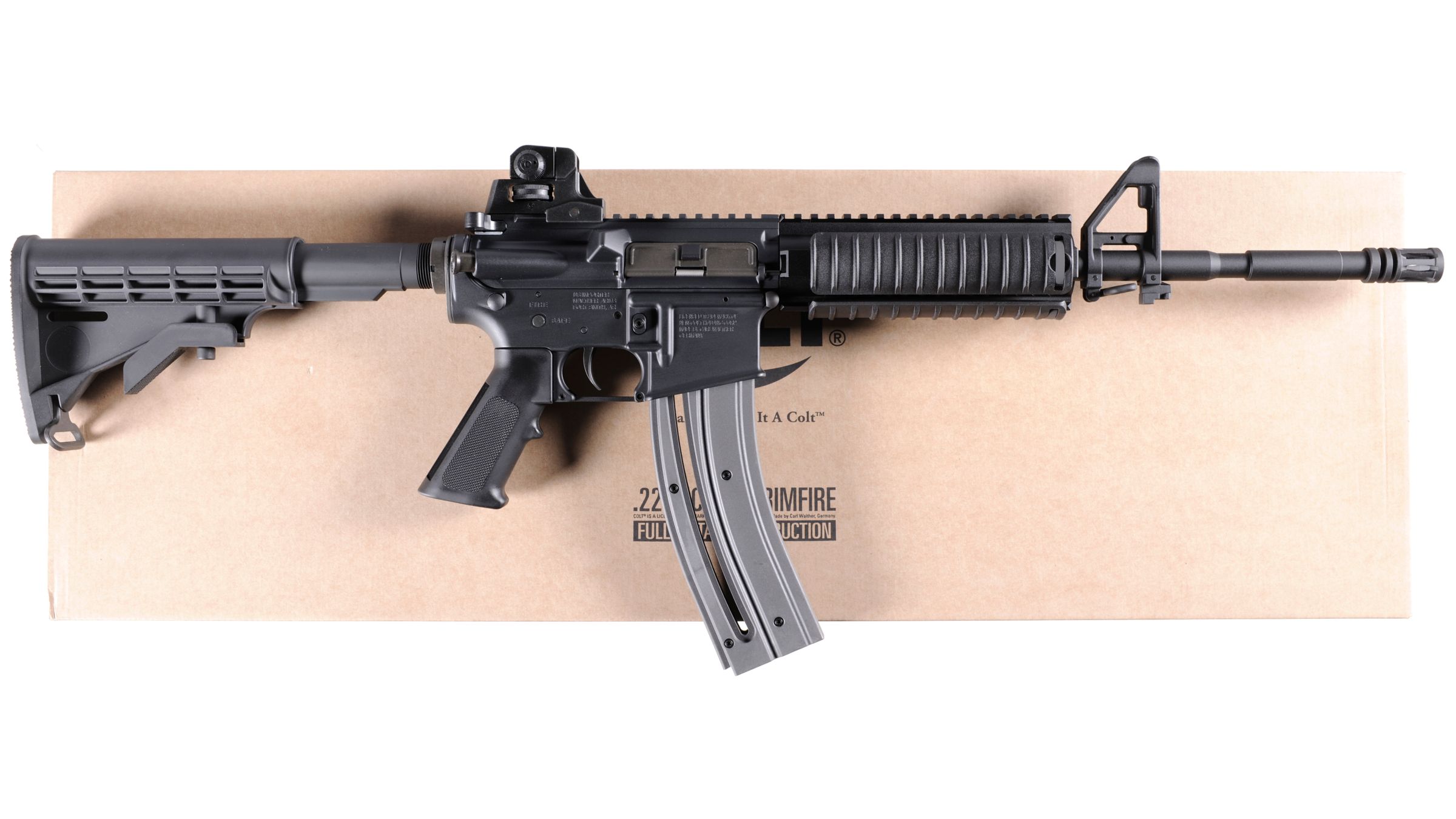 Colt/Walther M4 Semi-Automatic .22 LR Carbine with Box | Rock Island ...