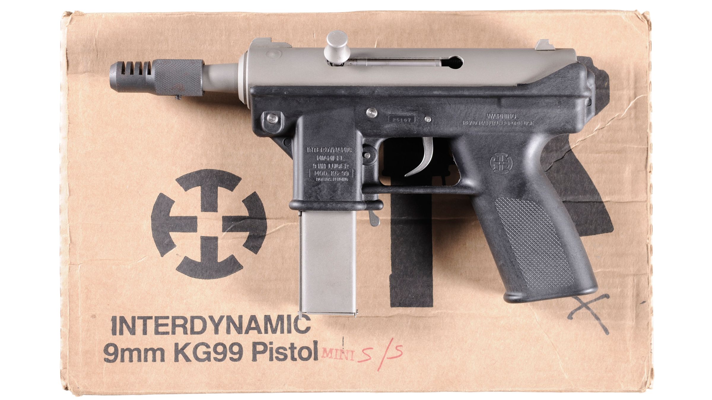 Interdynamic KG-99 Semi-Automatic Pistol with Box and Extra Mags | Rock ...