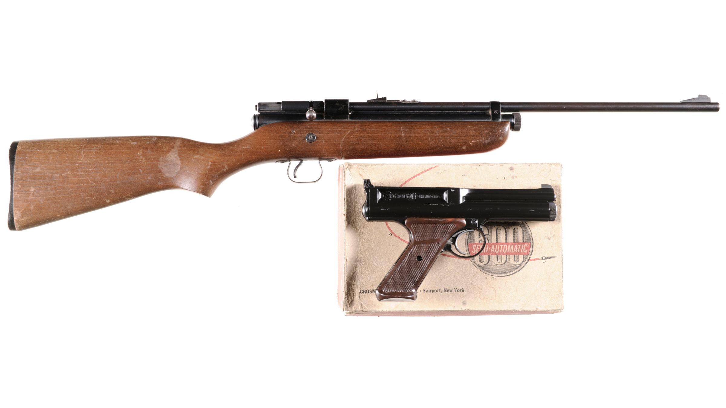 Two Crosman Air Guns -A) Crosman 400 Repeater Air Rifle | Rock Island ...
