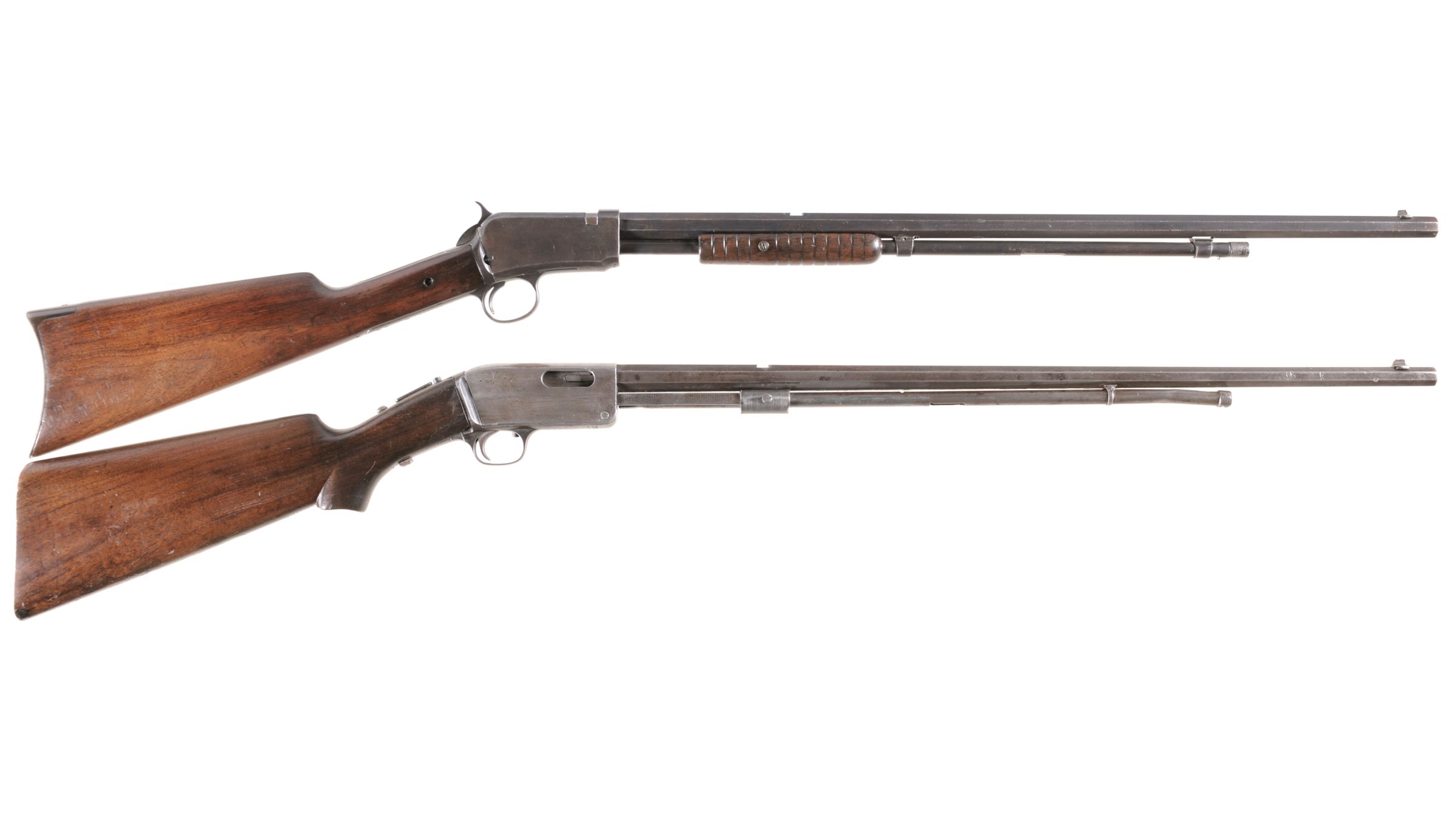 Two Slide Action Rifles | Rock Island Auction