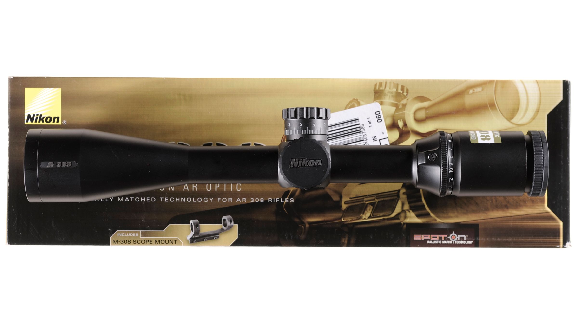 Boxed Nikon M-308 AR Pattern Rifle Scope | Rock Island Auction