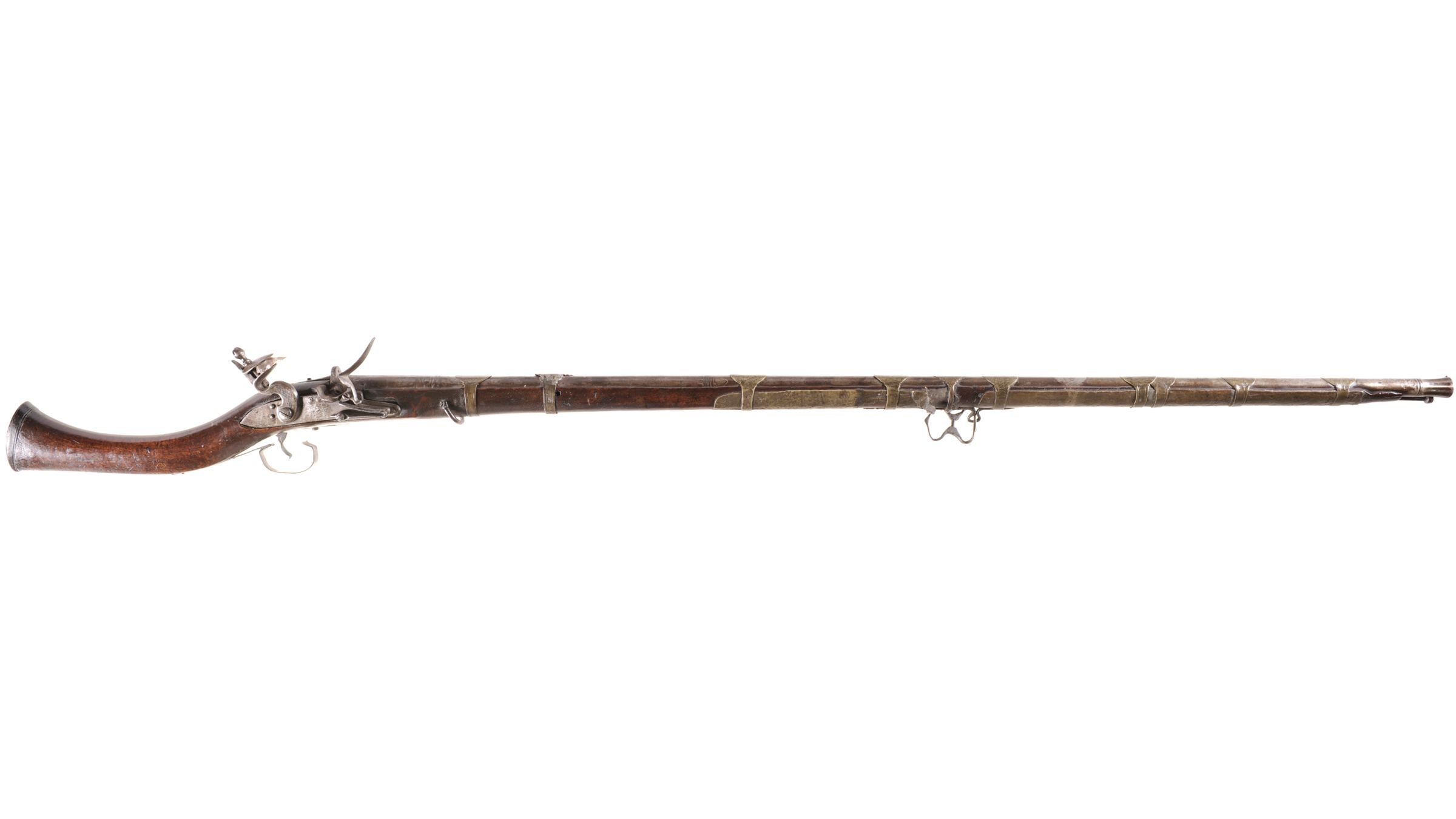 Middle Eastern Style Jezail Flintlock Musket Rock Island Auction