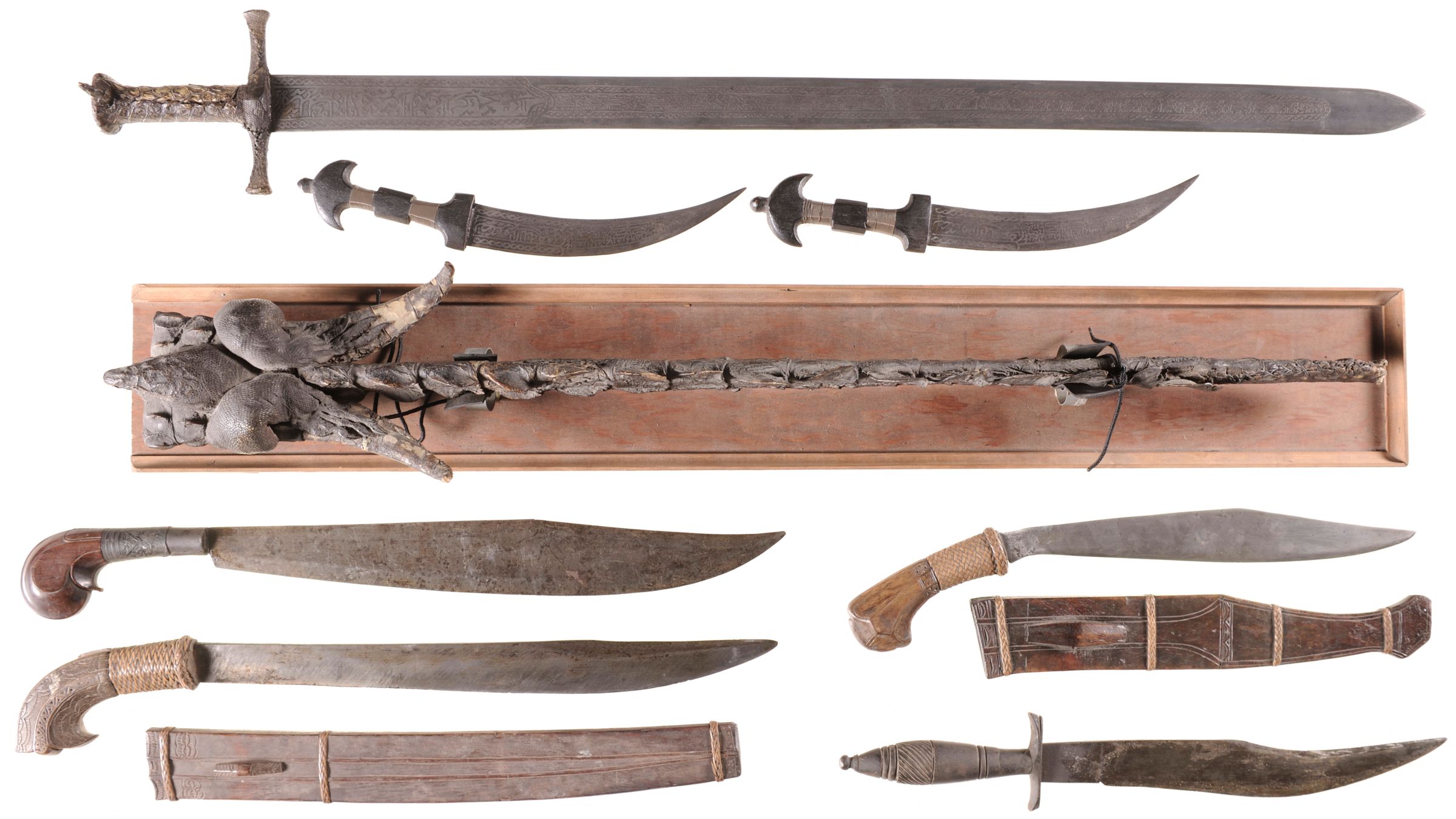 Grouping of Edged Weapons | Rock Island Auction