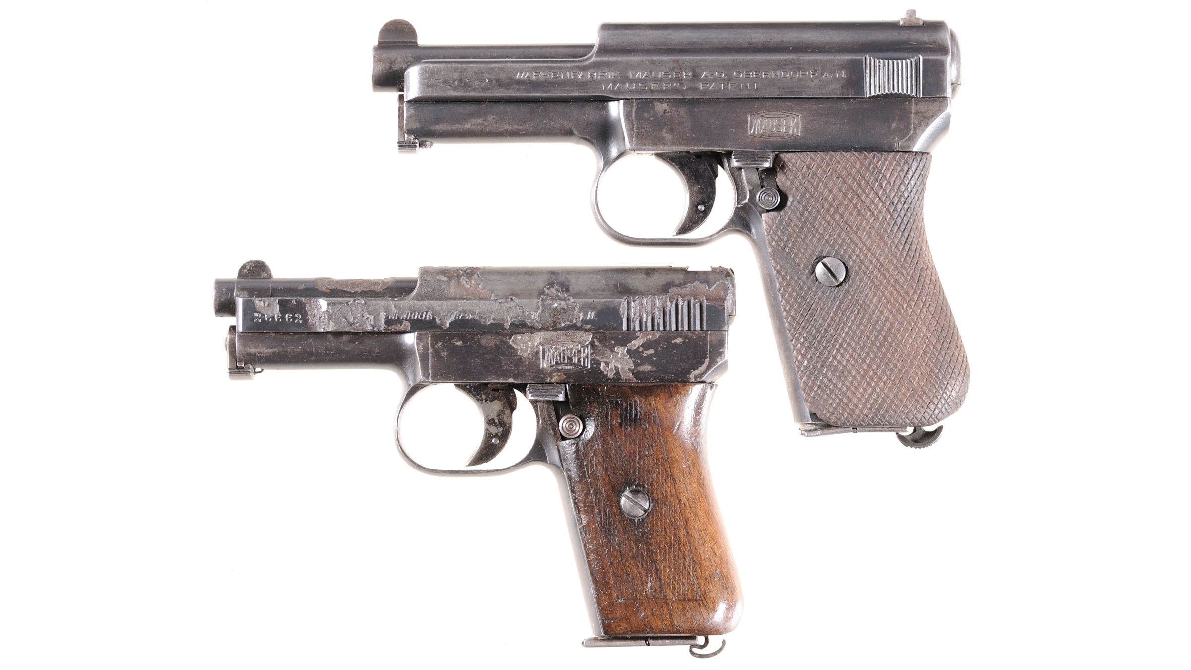Two Mauser Semi-Automatic Pistols | Rock Island Auction