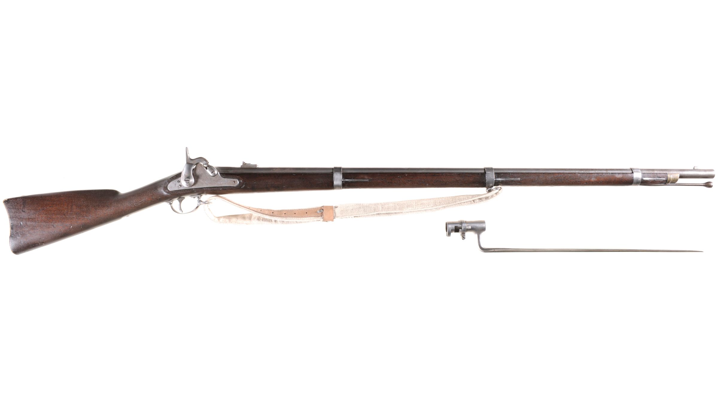 Civil War Rifle-Musket Copy with C.S. Richmond Lock and Bayonet | Rock ...