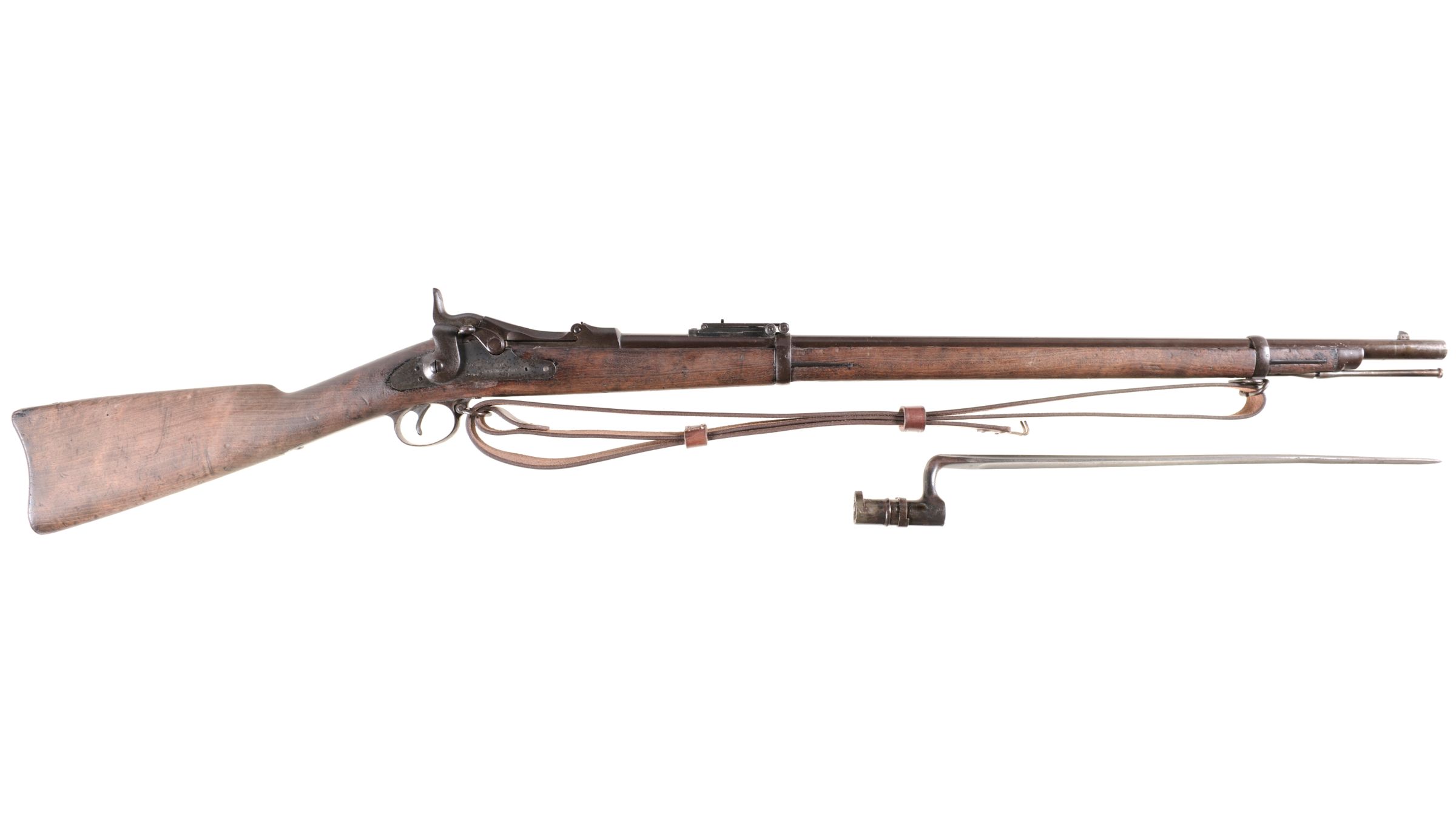 U.S. Springfield Model 1884 Trapdoor Cadet Rifle with Bayonet | Rock ...