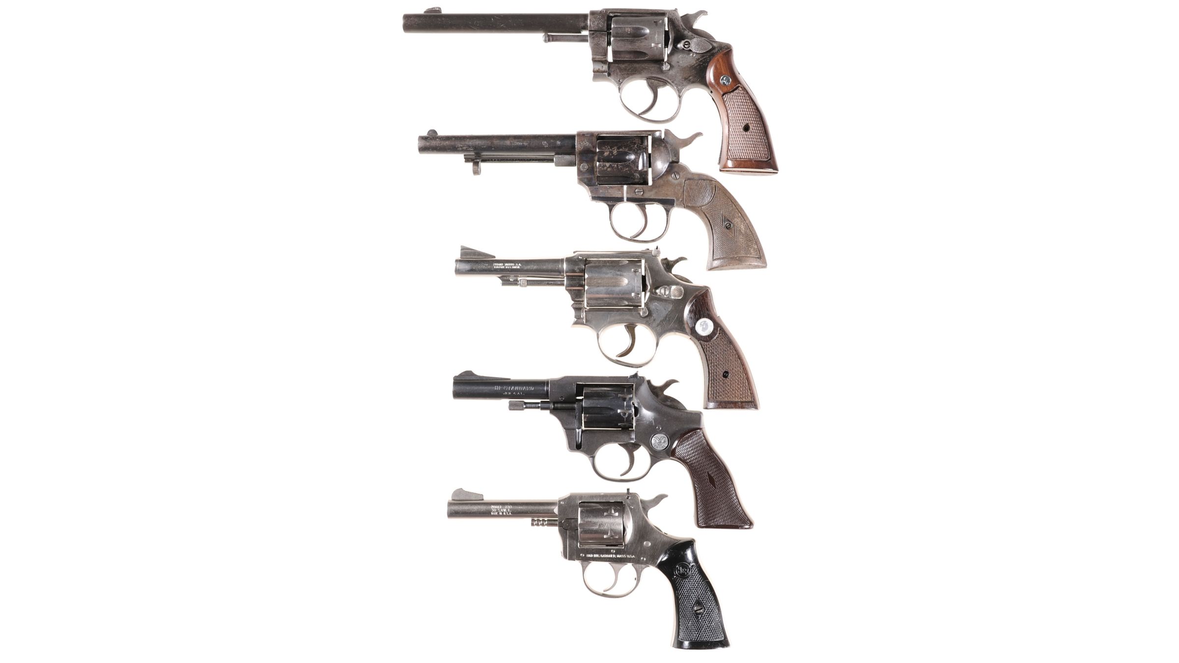 Five Double Action Revolvers | Rock Island Auction