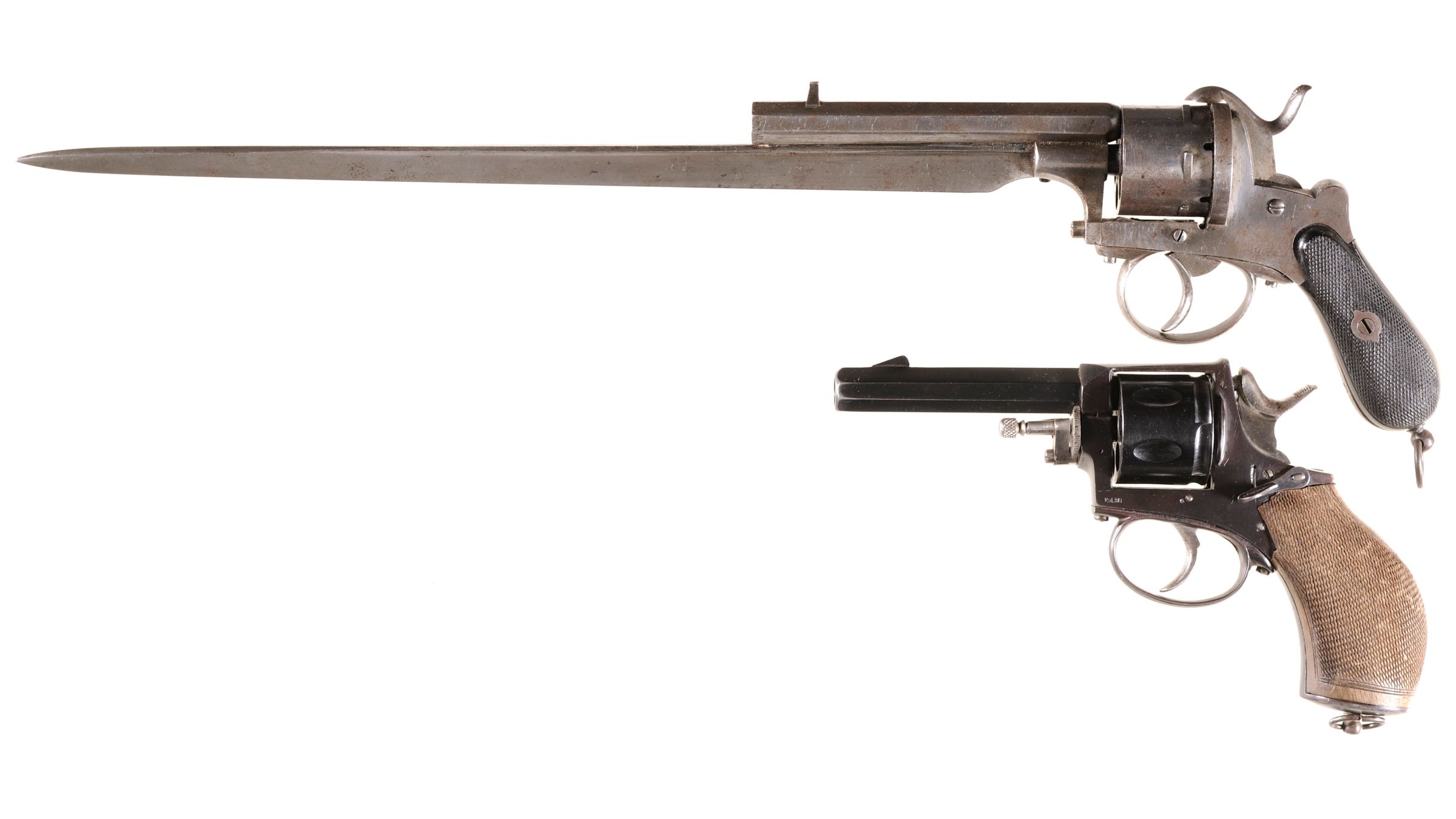 Two European Double Action Revolvers | Rock Island Auction