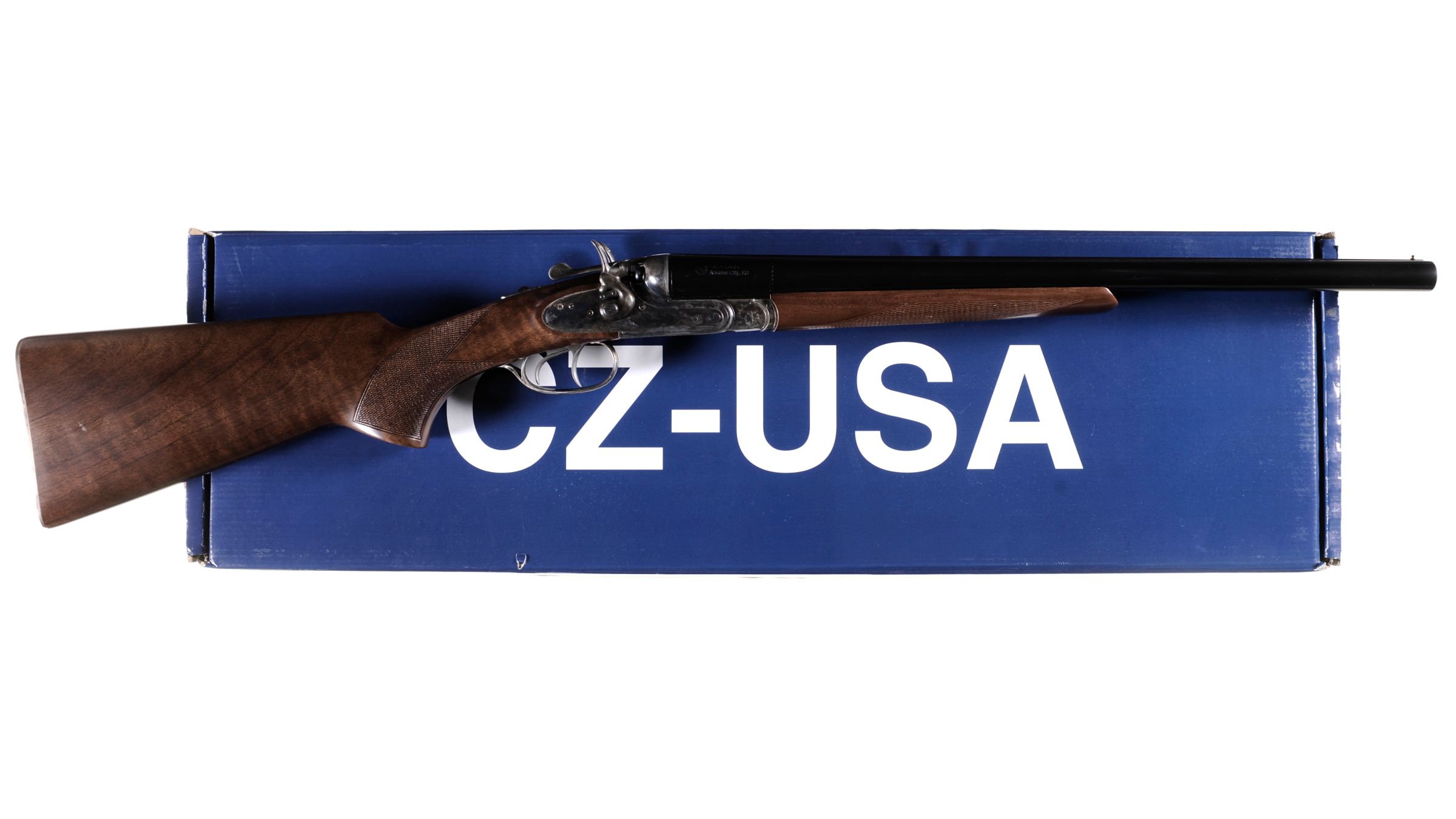 CZ Huglu Hammer Coach Double Barrel Shotgun with Box | Rock Island Auction