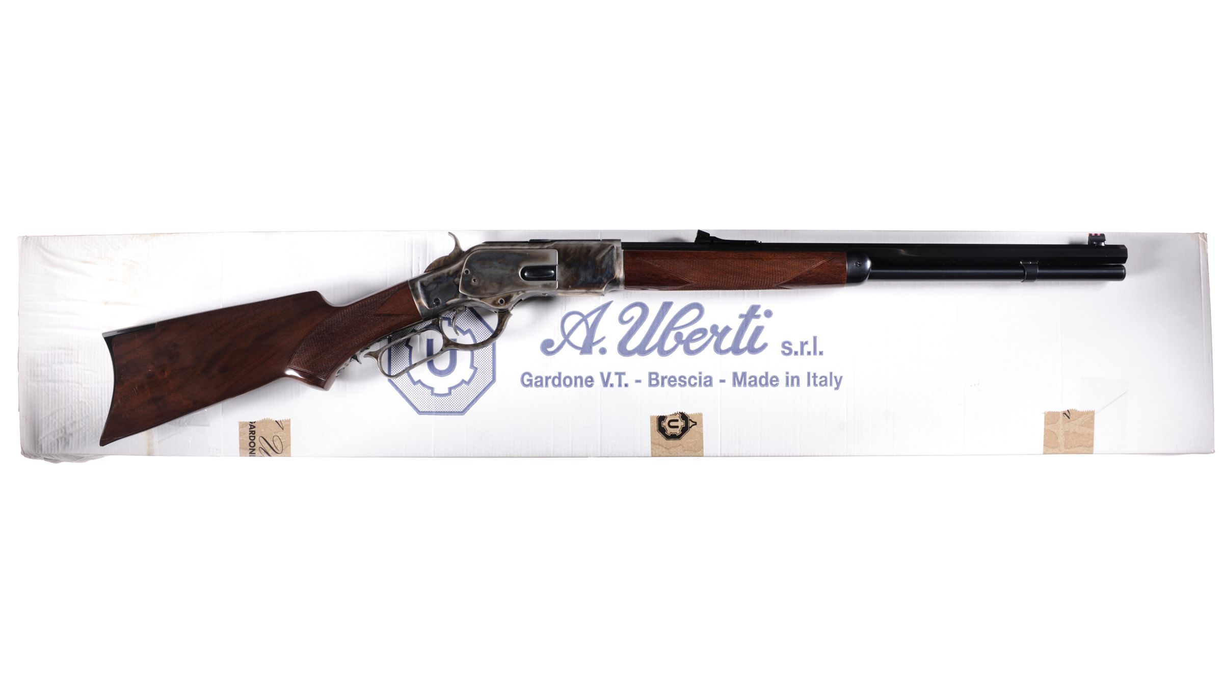 Uberti-EMF Model 1873 Deluxe Border Lever Action Rifle with Box | Rock ...