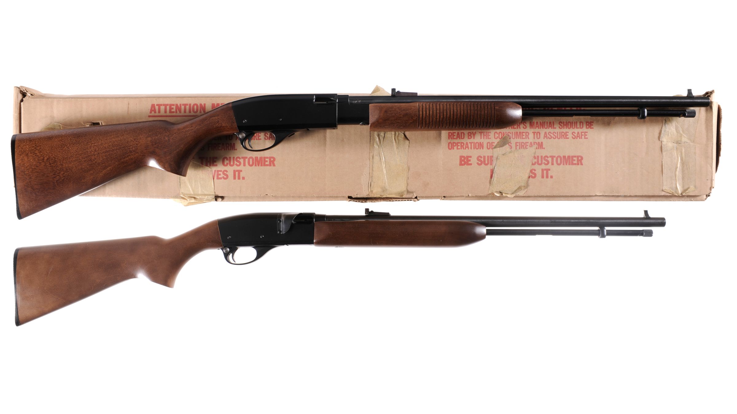 Two Remington Repeating Rifles | Rock Island Auction