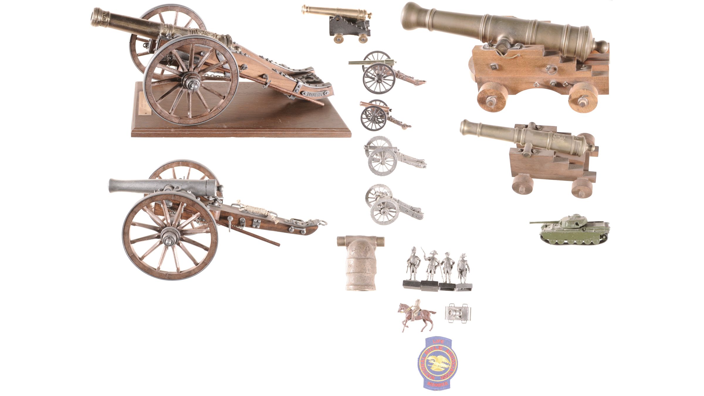 Group of Assorted Miniature Replica Cannons | Rock Island Auction