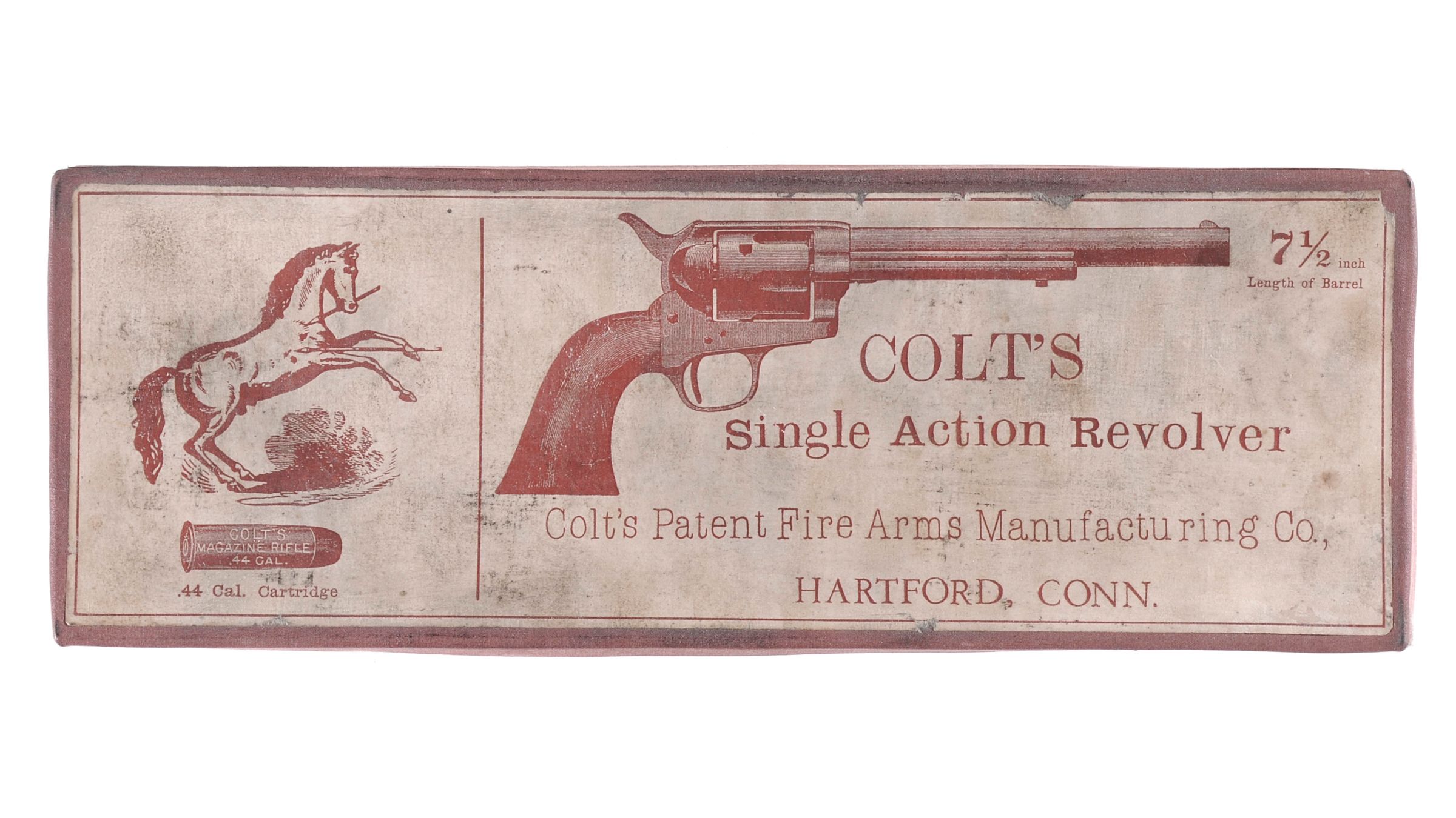 Reproduction Colt Frontier Single Action Picture Box | Rock Island Auction