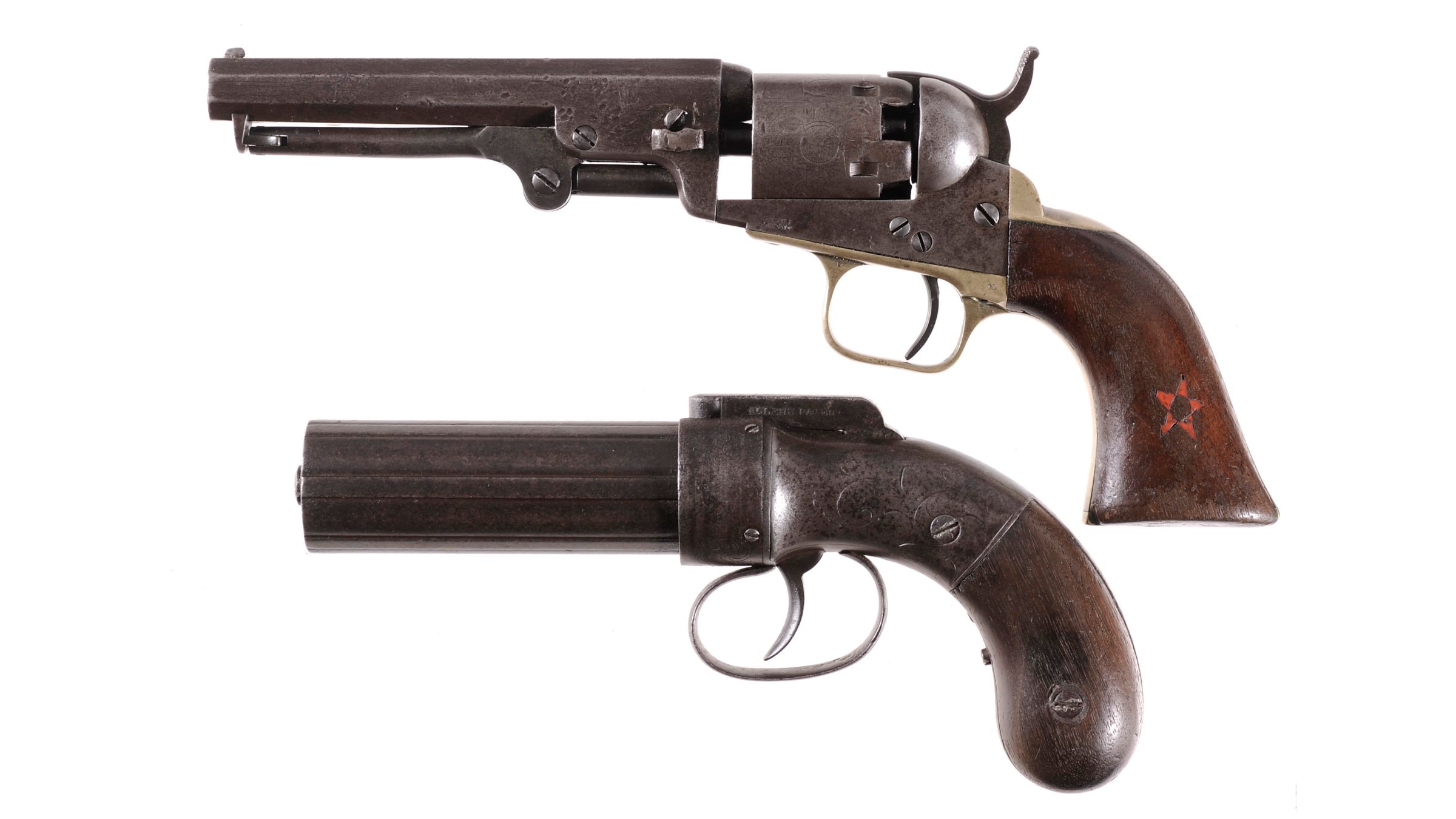 Two Antique Handguns | Rock Island Auction
