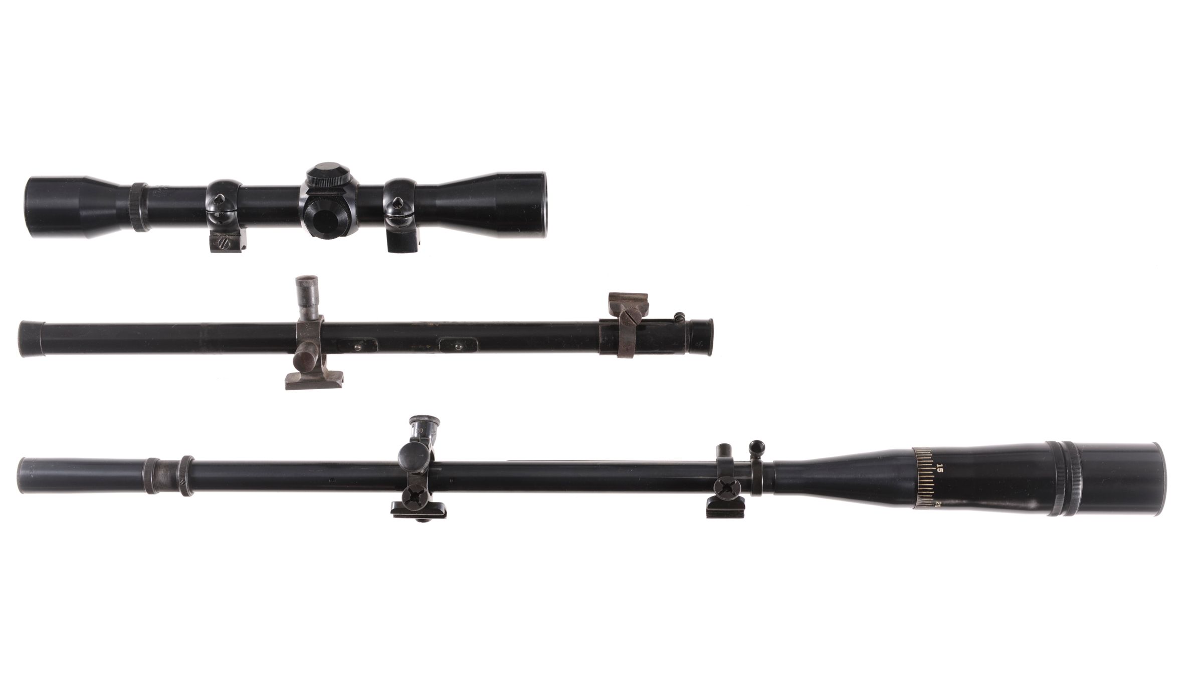 Group of Three Rifle Scopes | Rock Island Auction