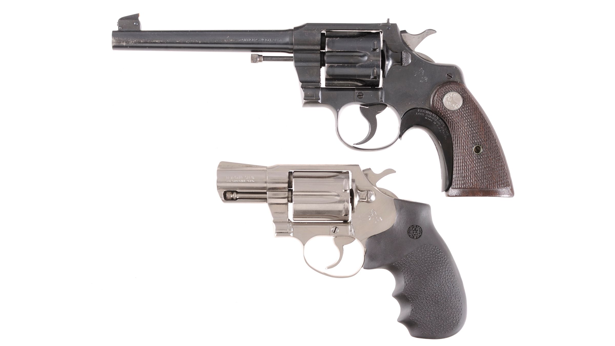Two Colt Double Action Revolvers | Rock Island Auction