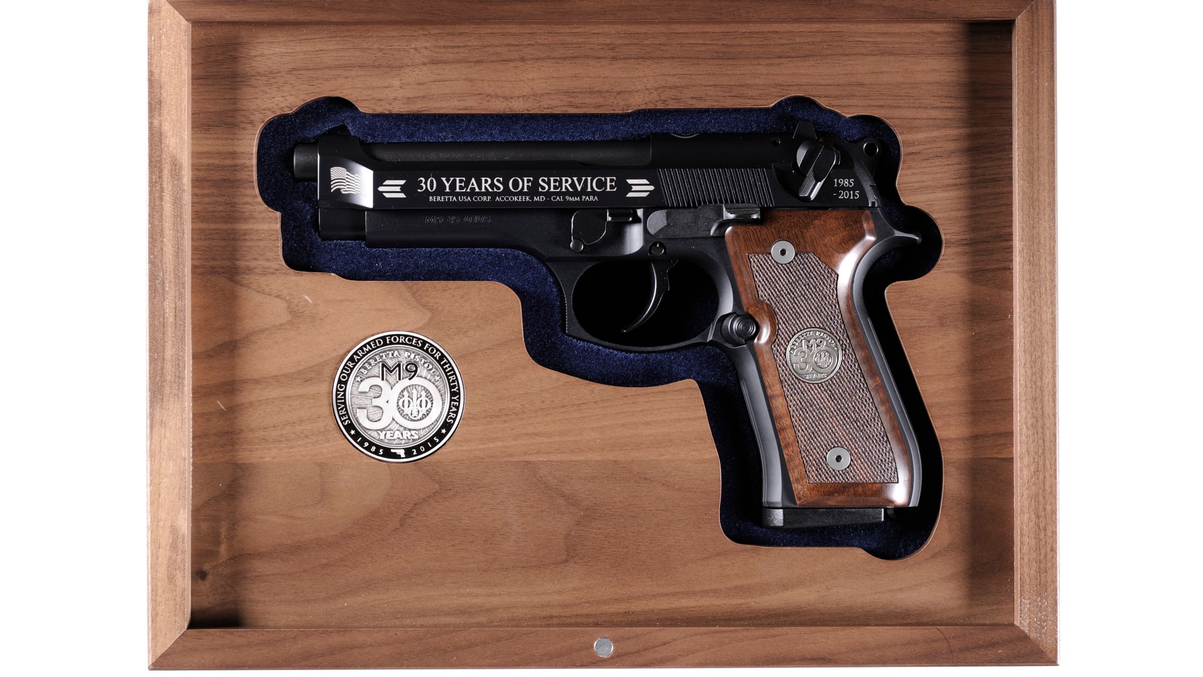 Beretta M9 30th Anniversary Commemorative Pistol with Case | Rock ...