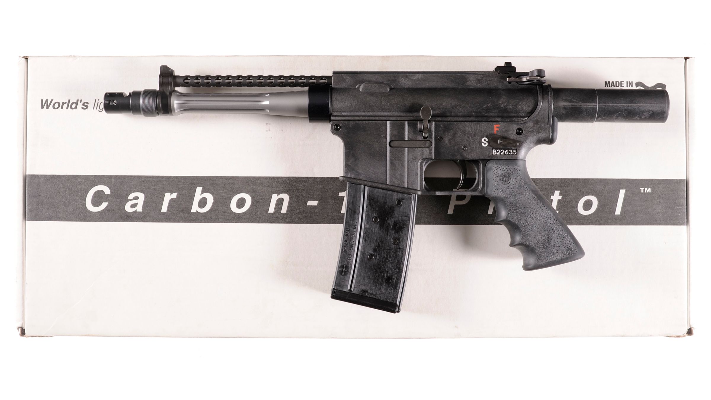 Professional Ordnance Carbon 15 Semi-Automatic Pistol with Box | Rock ...