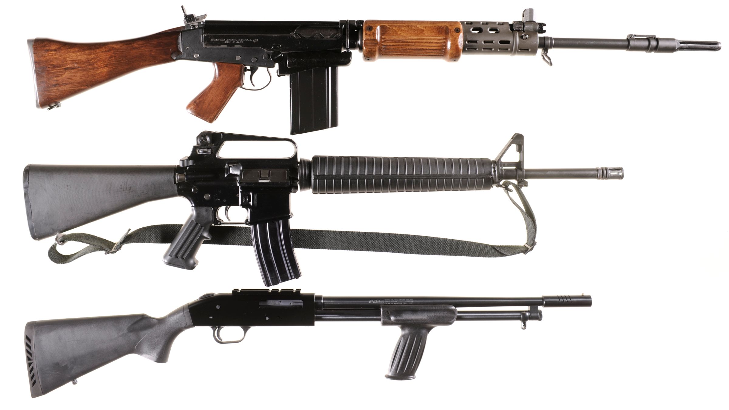 Three Long Guns | Rock Island Auction