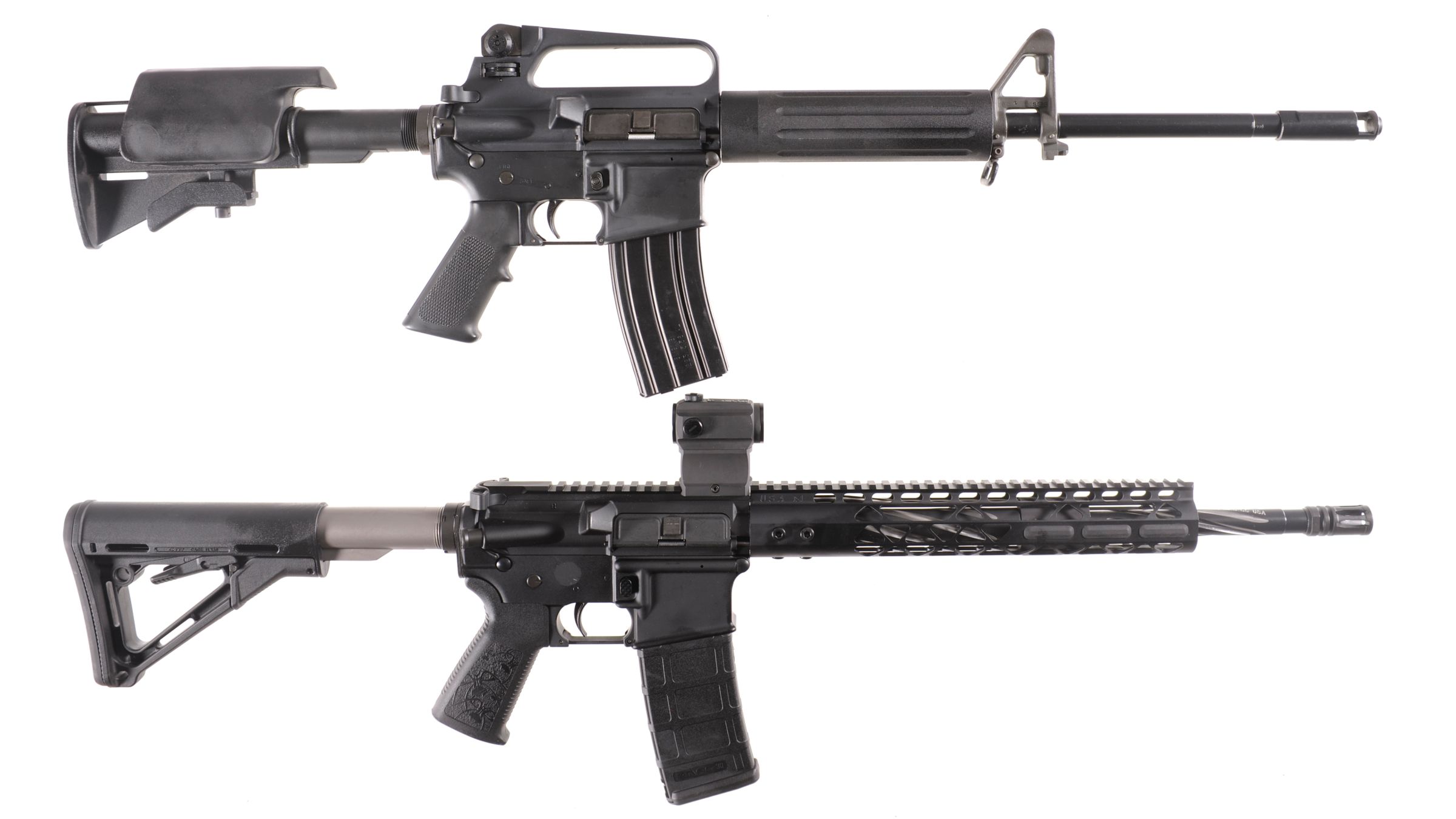 Two AR-15 Pattern Semi-Automtic Carbines | Rock Island Auction