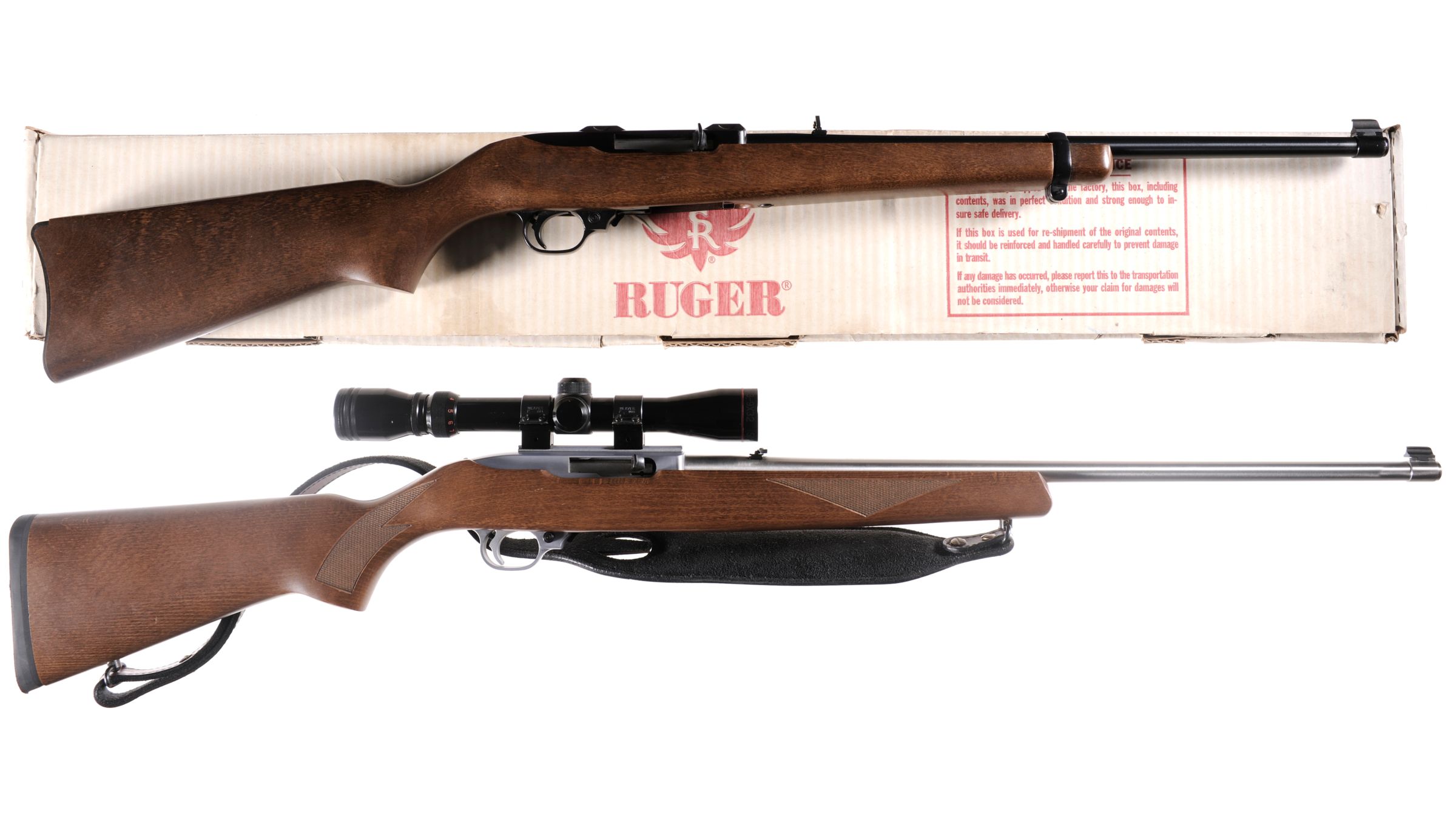 Two Ruger Model 10-22 Semi-Automatic Long Guns | Rock Island Auction