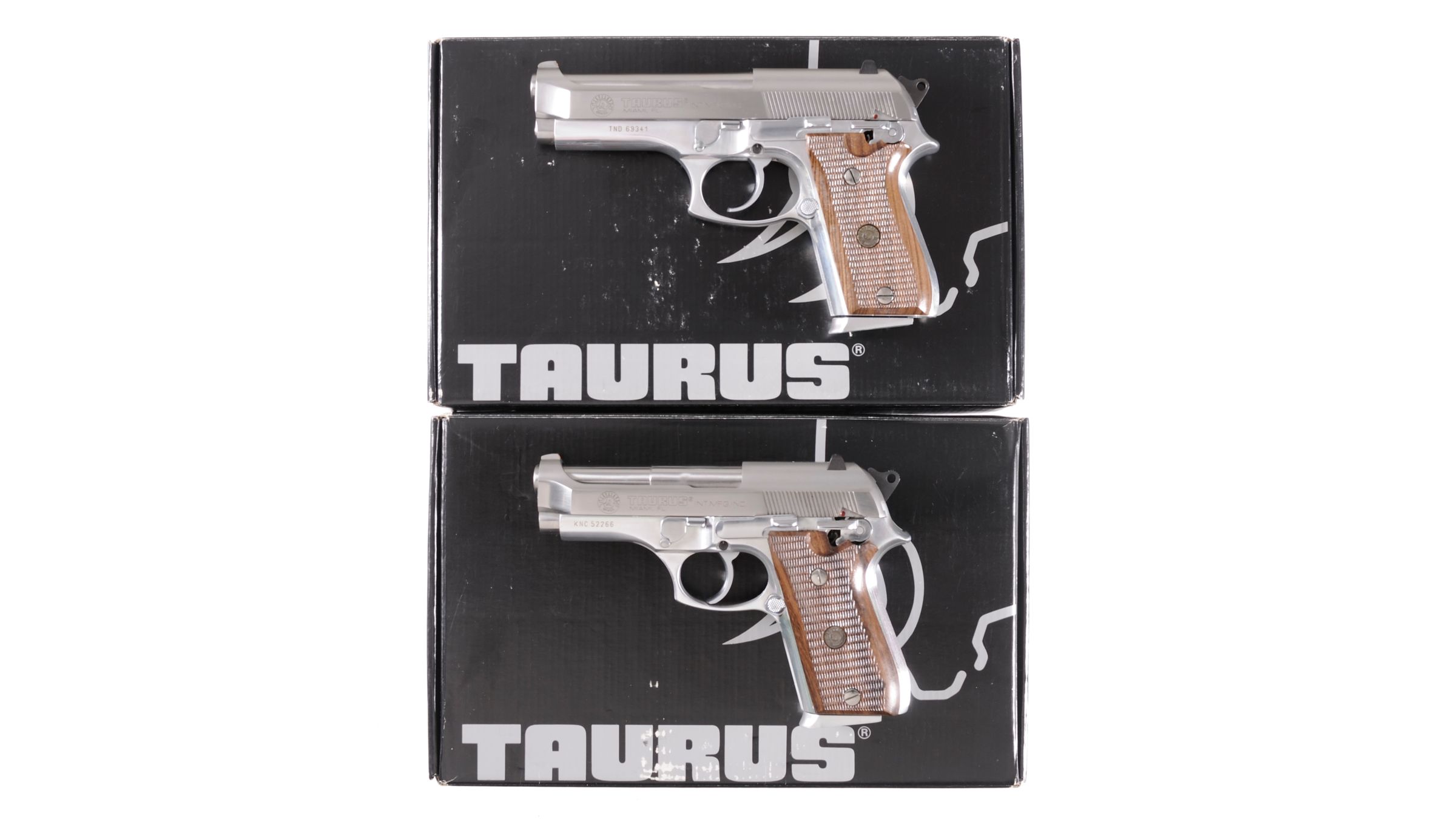Two Boxed Taurus Semi-Automatic Pistols | Rock Island Auction