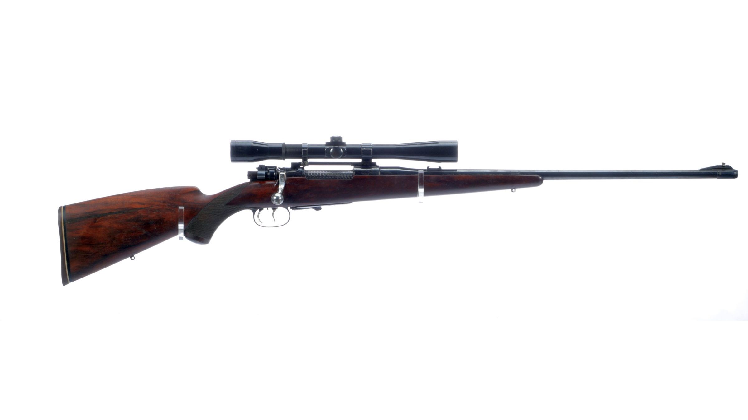 Engraved Mauser Style Bolt Action Rifle with Scope | Rock Island Auction