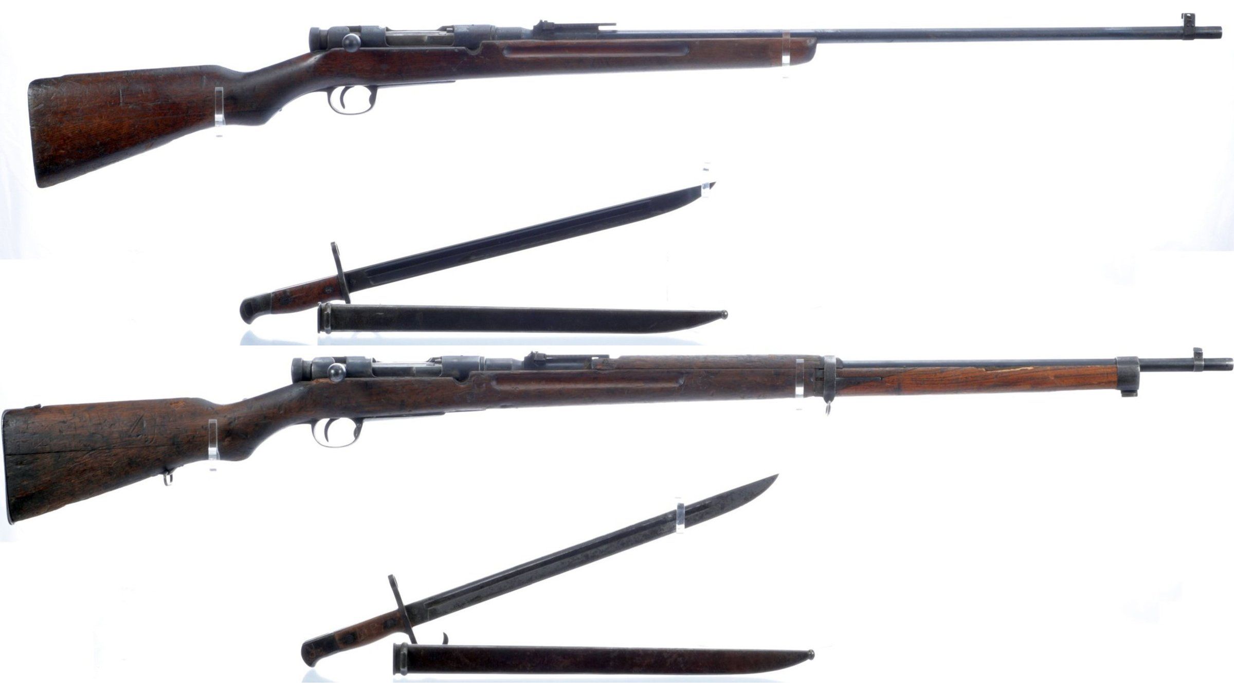 Two Japanese Type 38 Bolt Action Rifles with Bayonets | Rock Island Auction