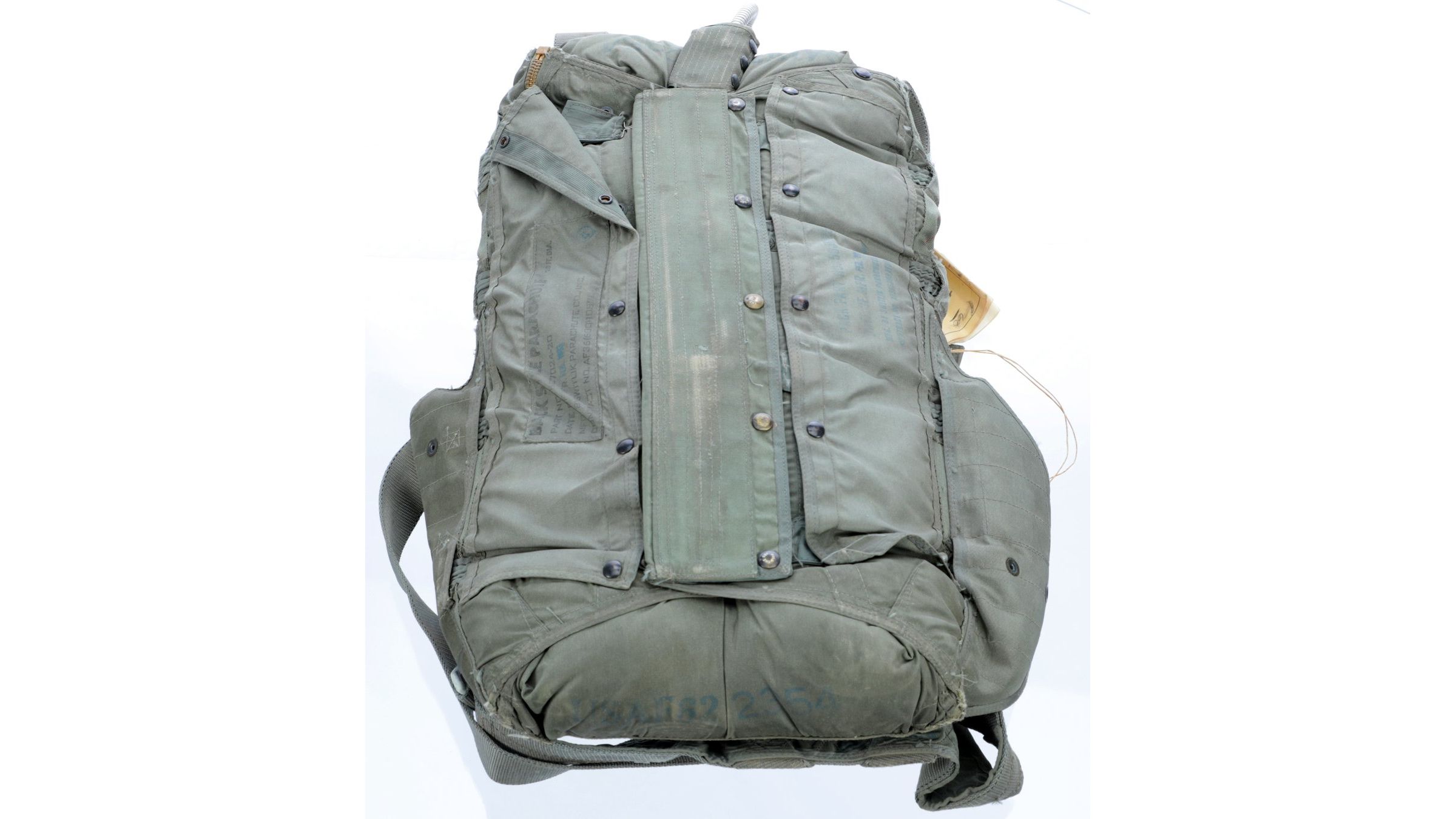 Military Back Style Parachute Pack | Rock Island Auction