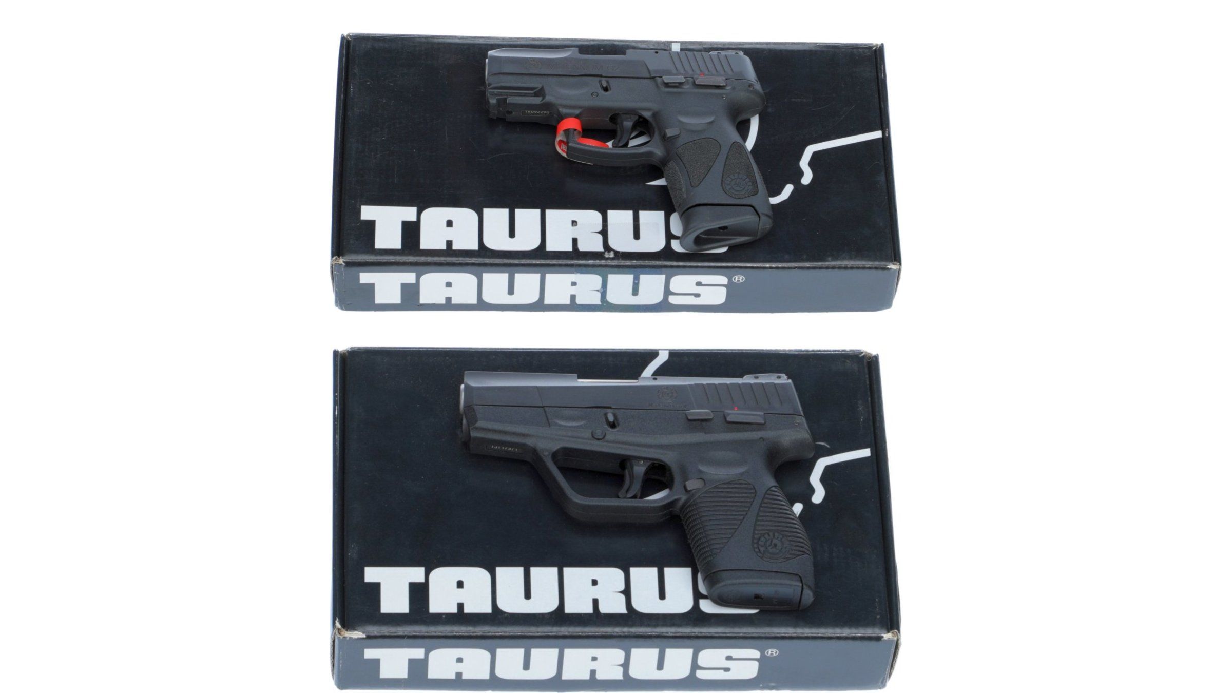 Two Taurus Semi-Automatic Pistols with Boxes | Rock Island Auction