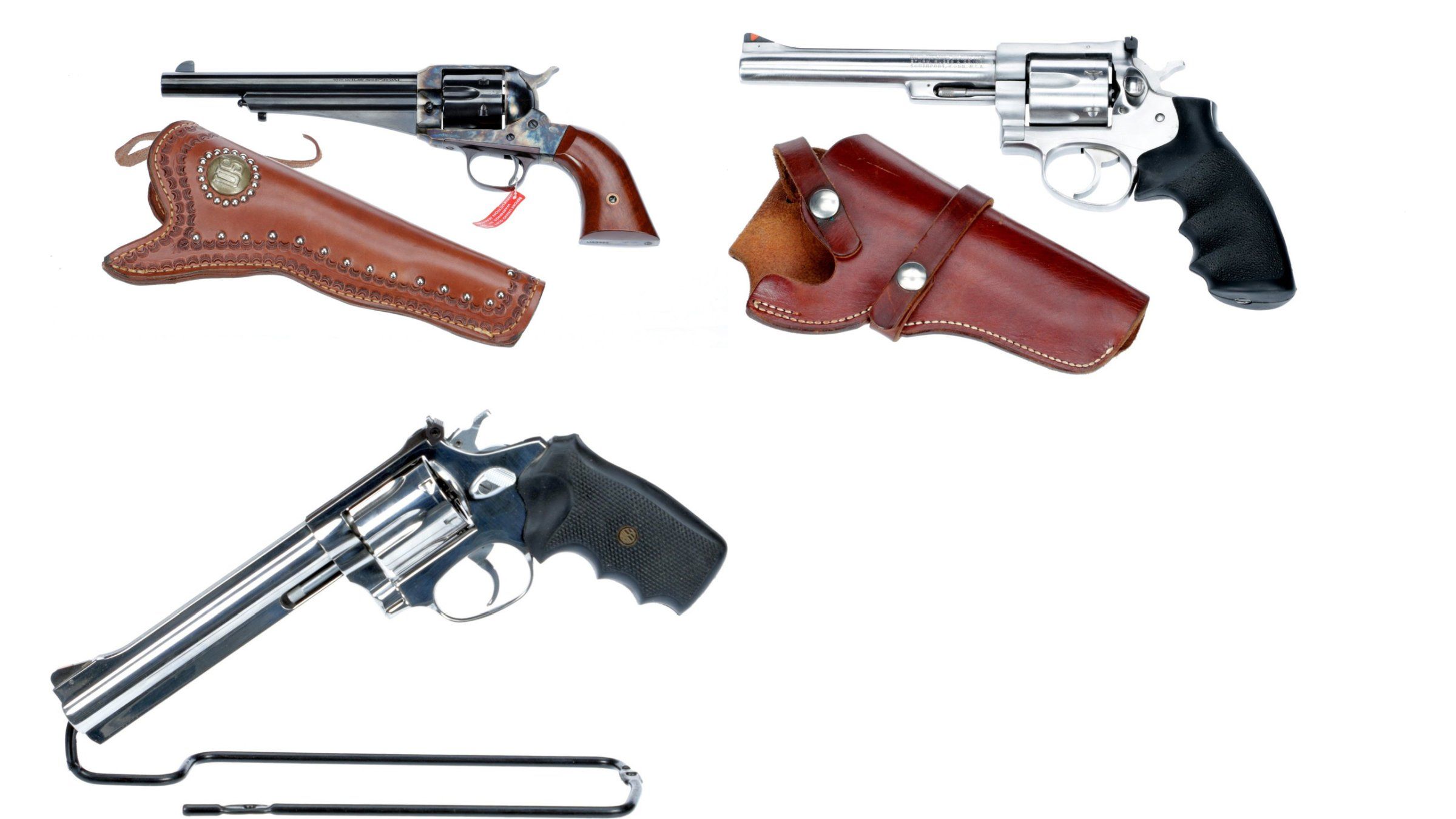 Three Revolvers | Rock Island Auction