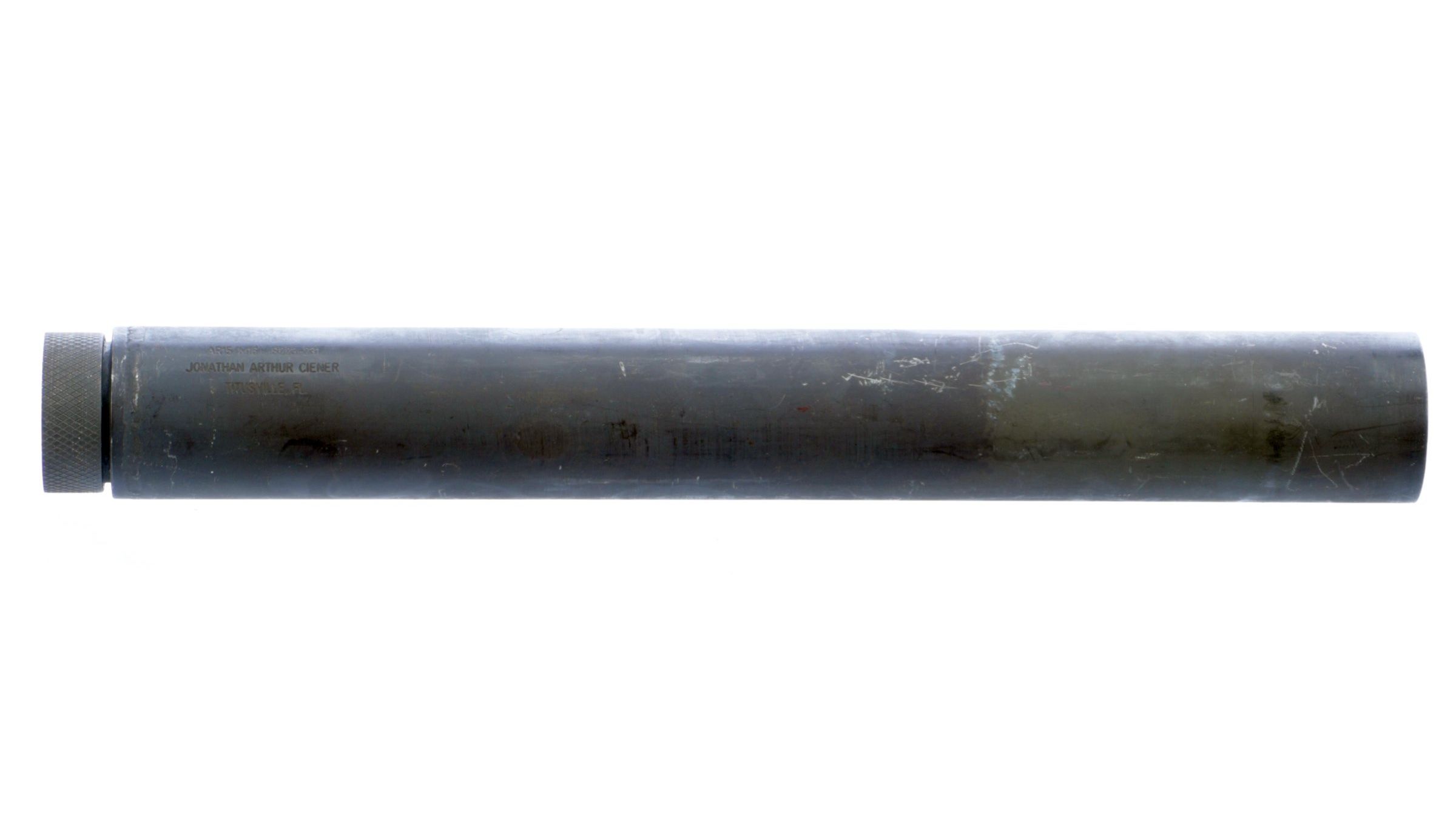 Jonathan Arthur Ciener AR15-M16 5.56 mm Suppressor | Rock Island Auction