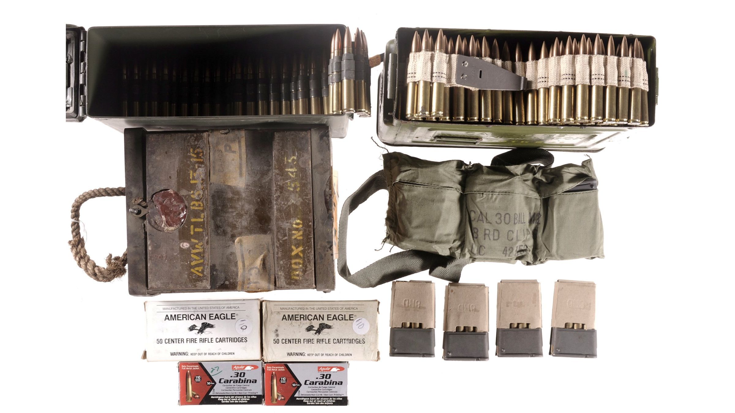 Large Group of Assorted Military Ammunition | Rock Island Auction