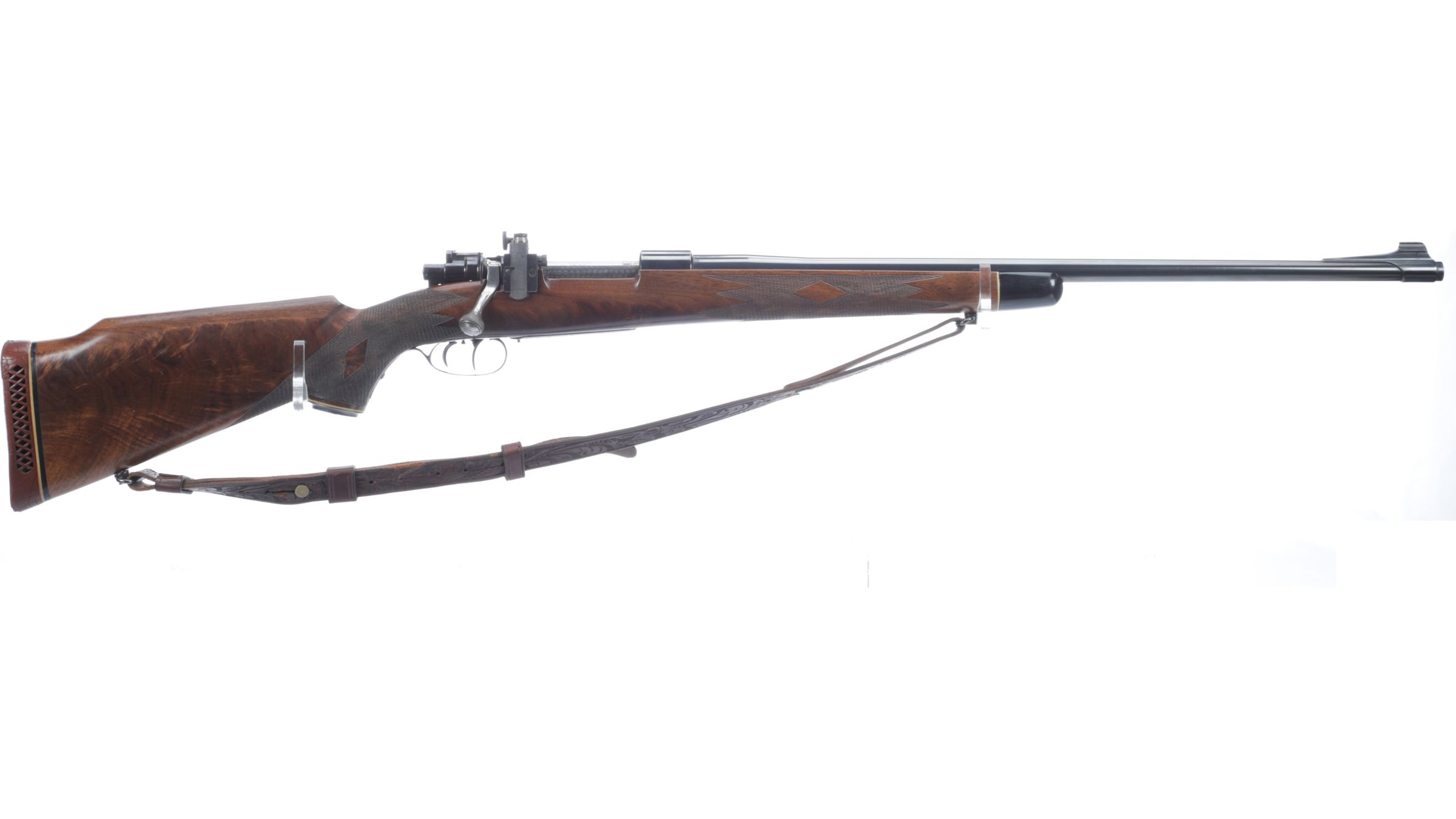 Engraved Mauser Action Bolt Action Sporting Rifle | Rock Island Auction