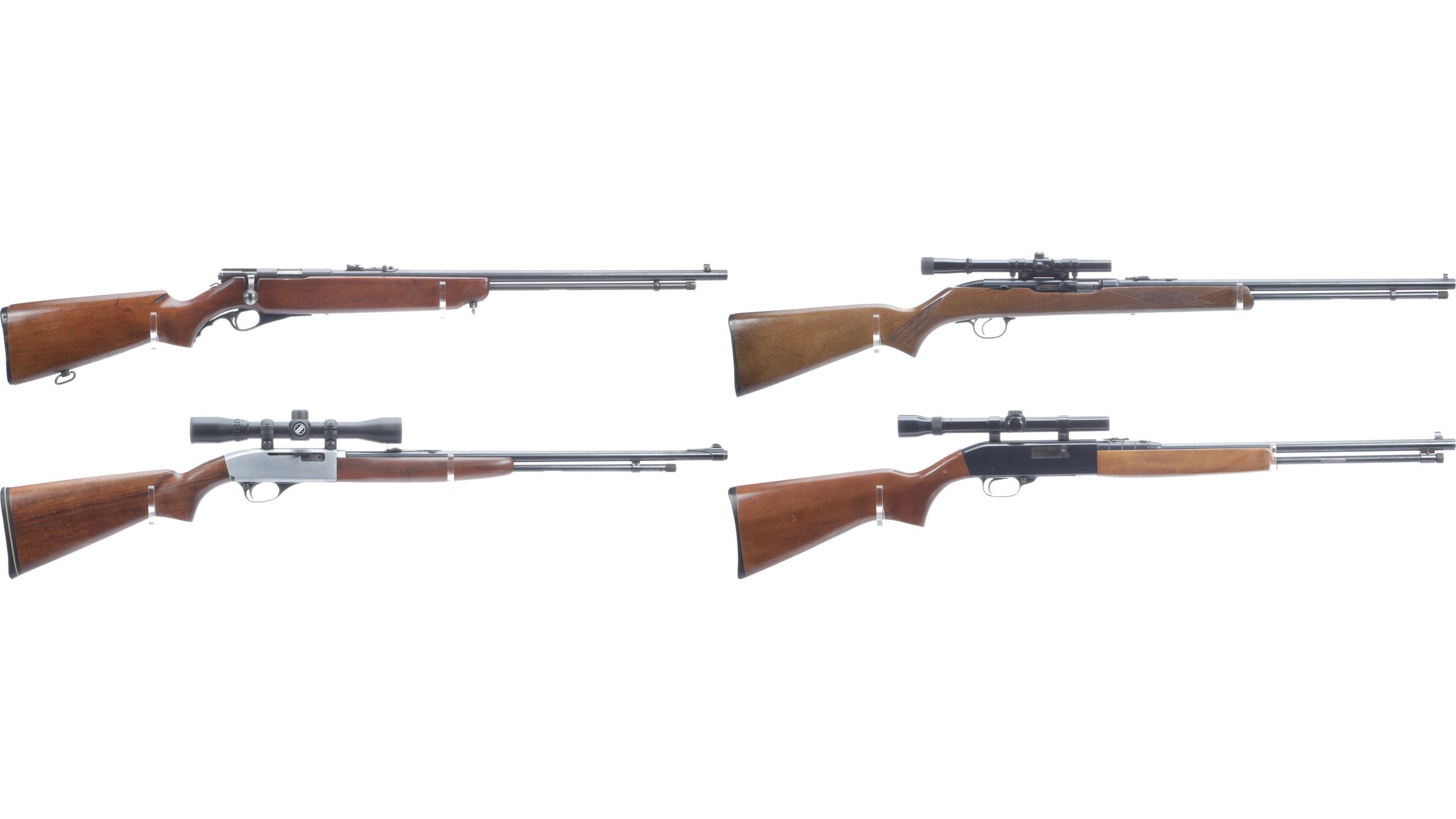 Four .22 Caliber Rifles | Rock Island Auction