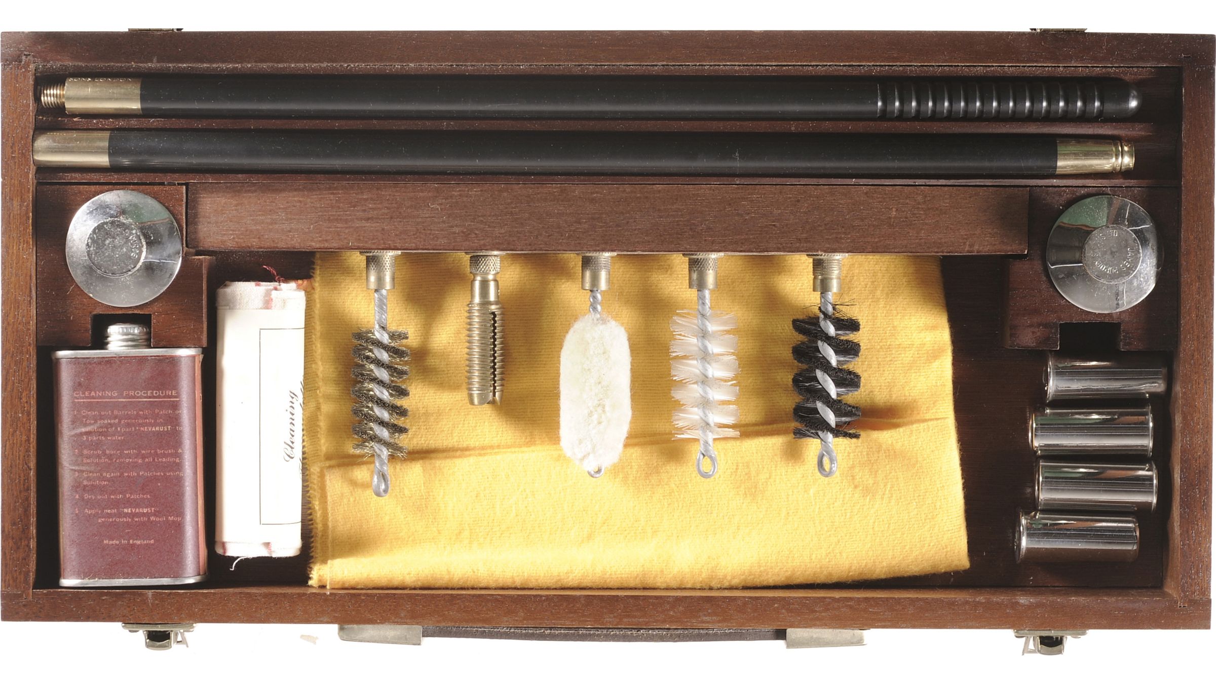 Cased James Purdey & Sons Shotgun Cleaning Kit | Rock Island Auction