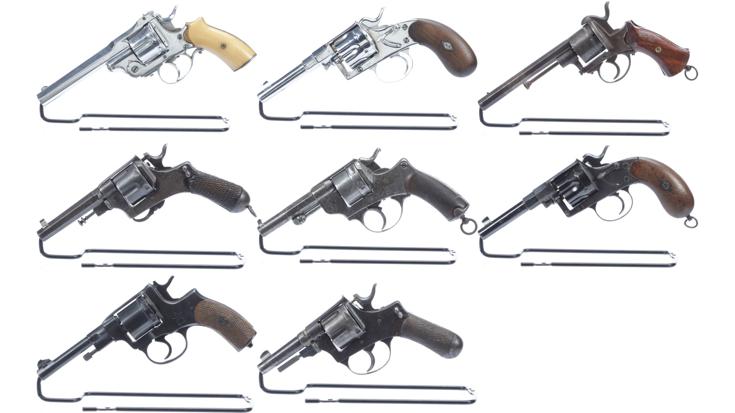 Eight Revolvers | Rock Island Auction