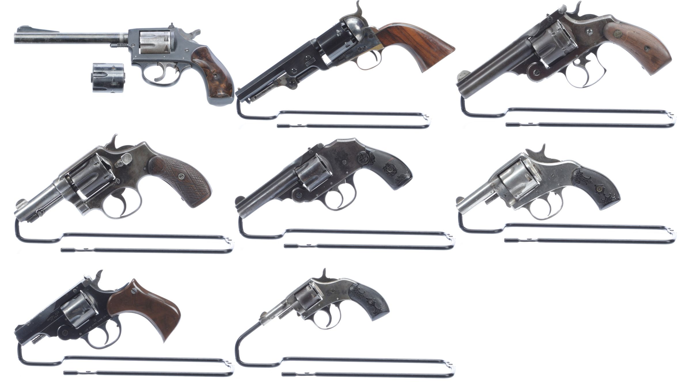 Eight Revolvers | Rock Island Auction