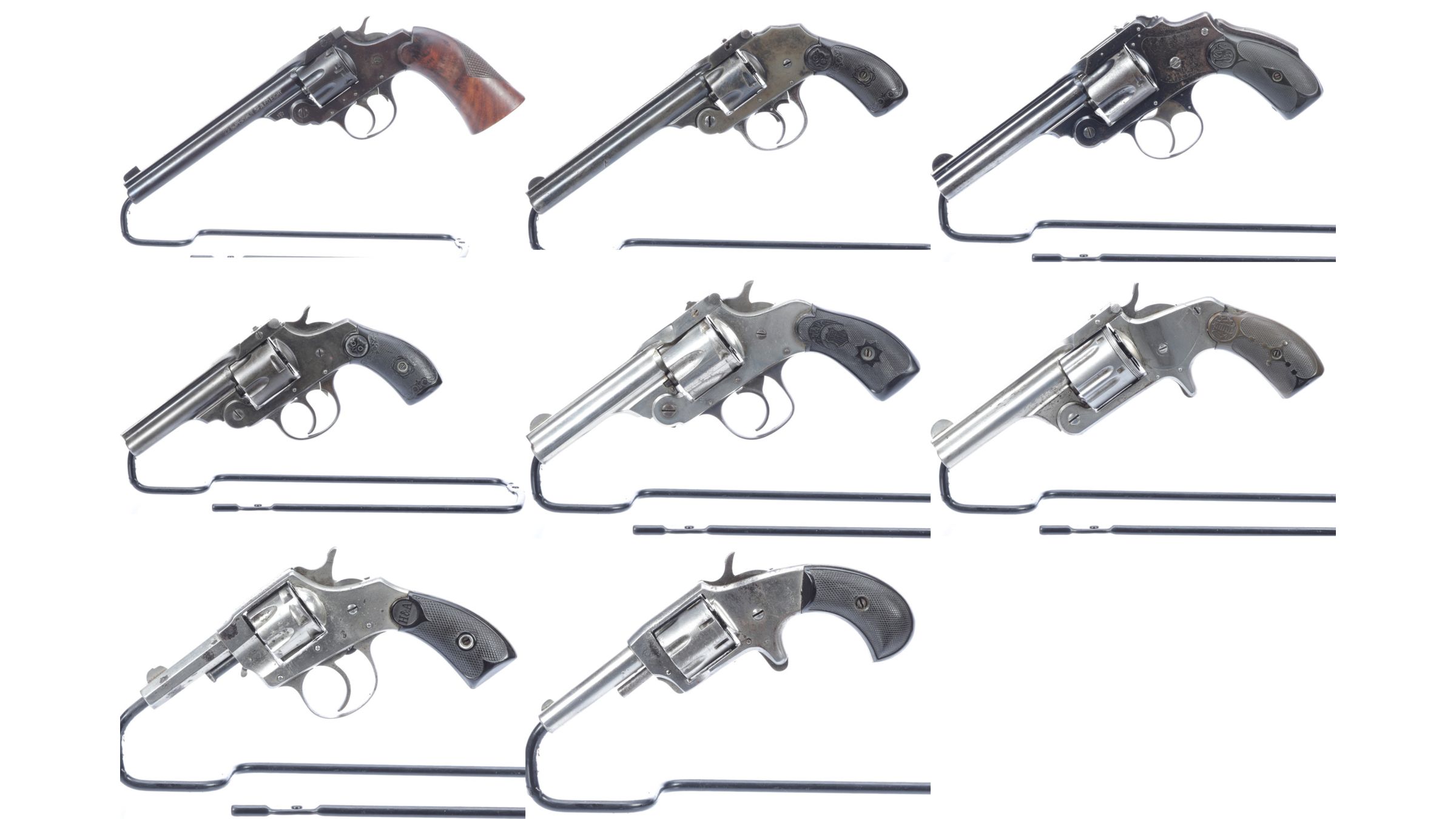 Eight Revolvers | Rock Island Auction