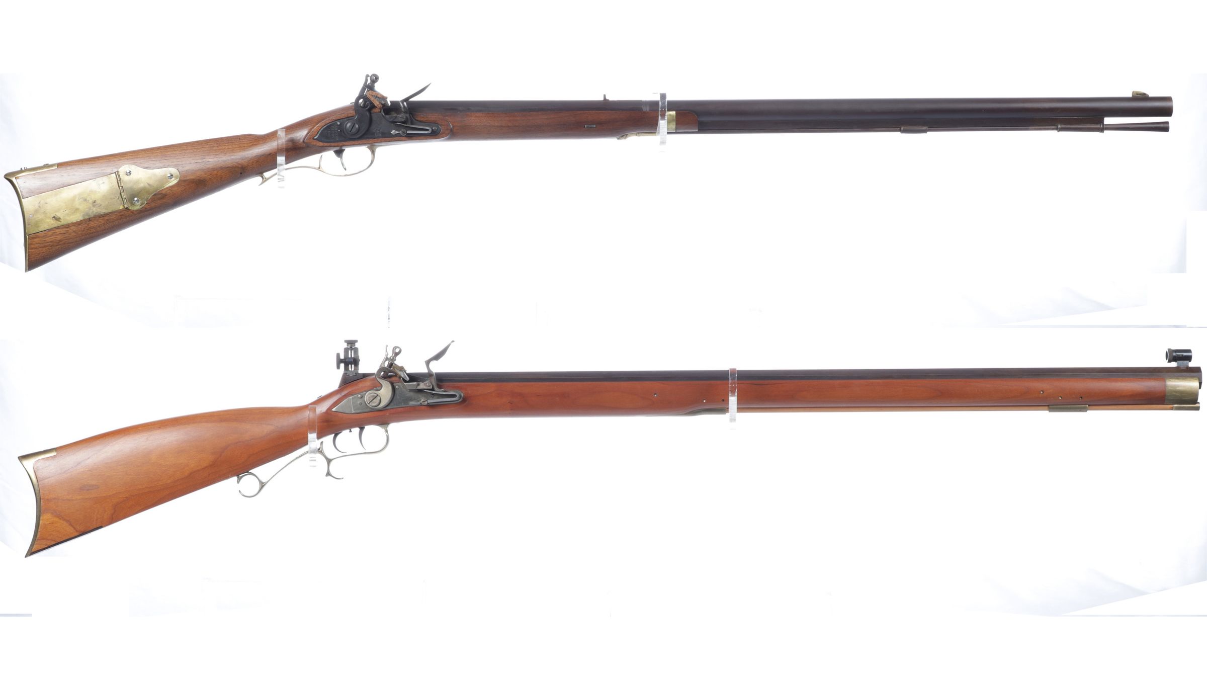 Two Contemporary Flintlock Rifles | Rock Island Auction