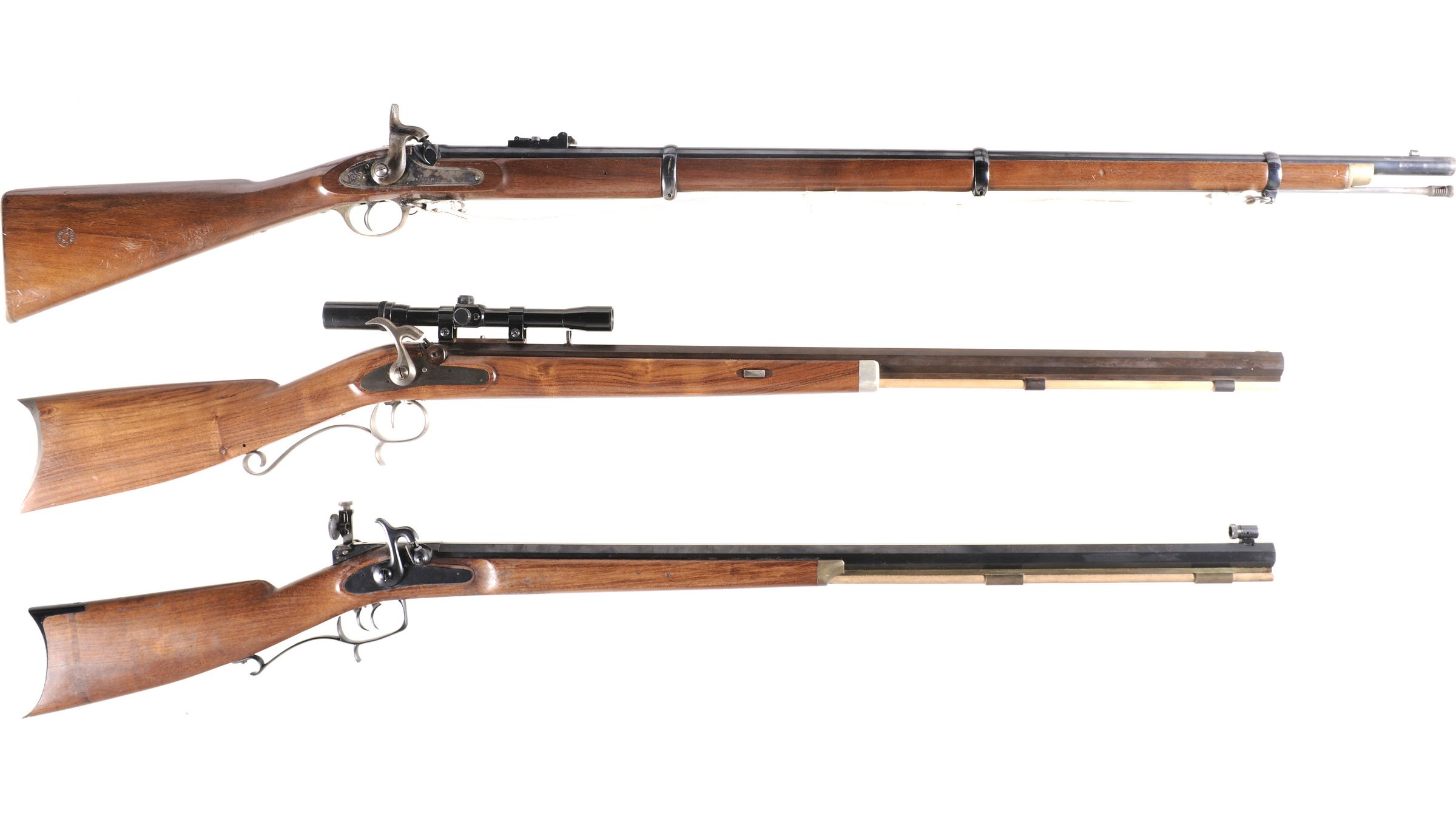 Three Contemporary Percussion Rifles | Rock Island Auction