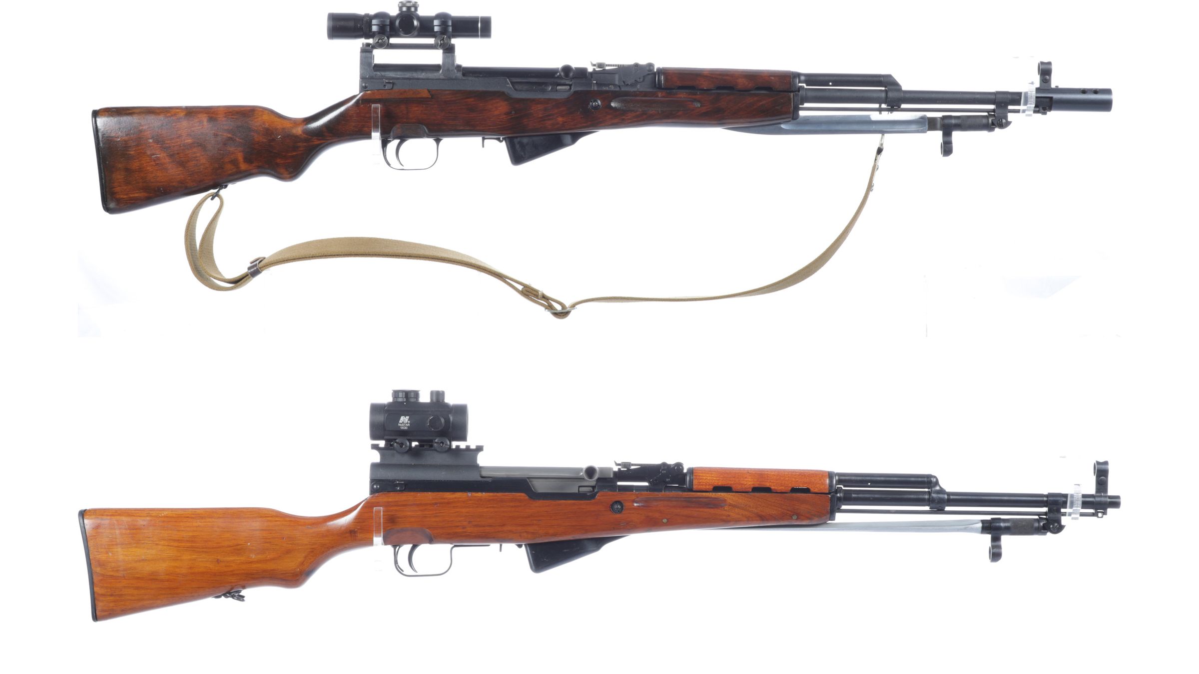 Two SKS Semi-Automatic Rifles | Rock Island Auction
