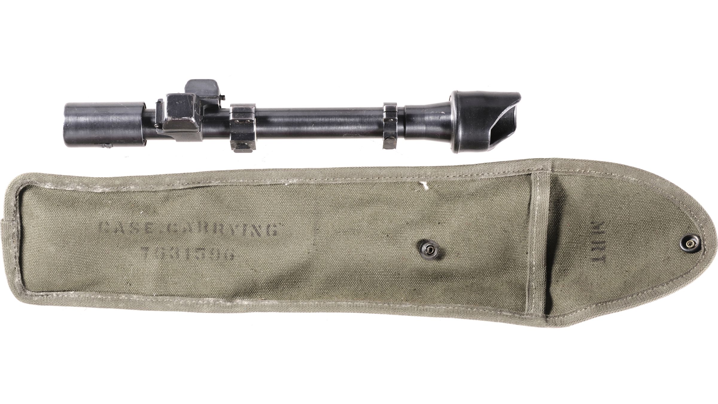 M84 Military Sniper Scope with Case | Rock Island Auction