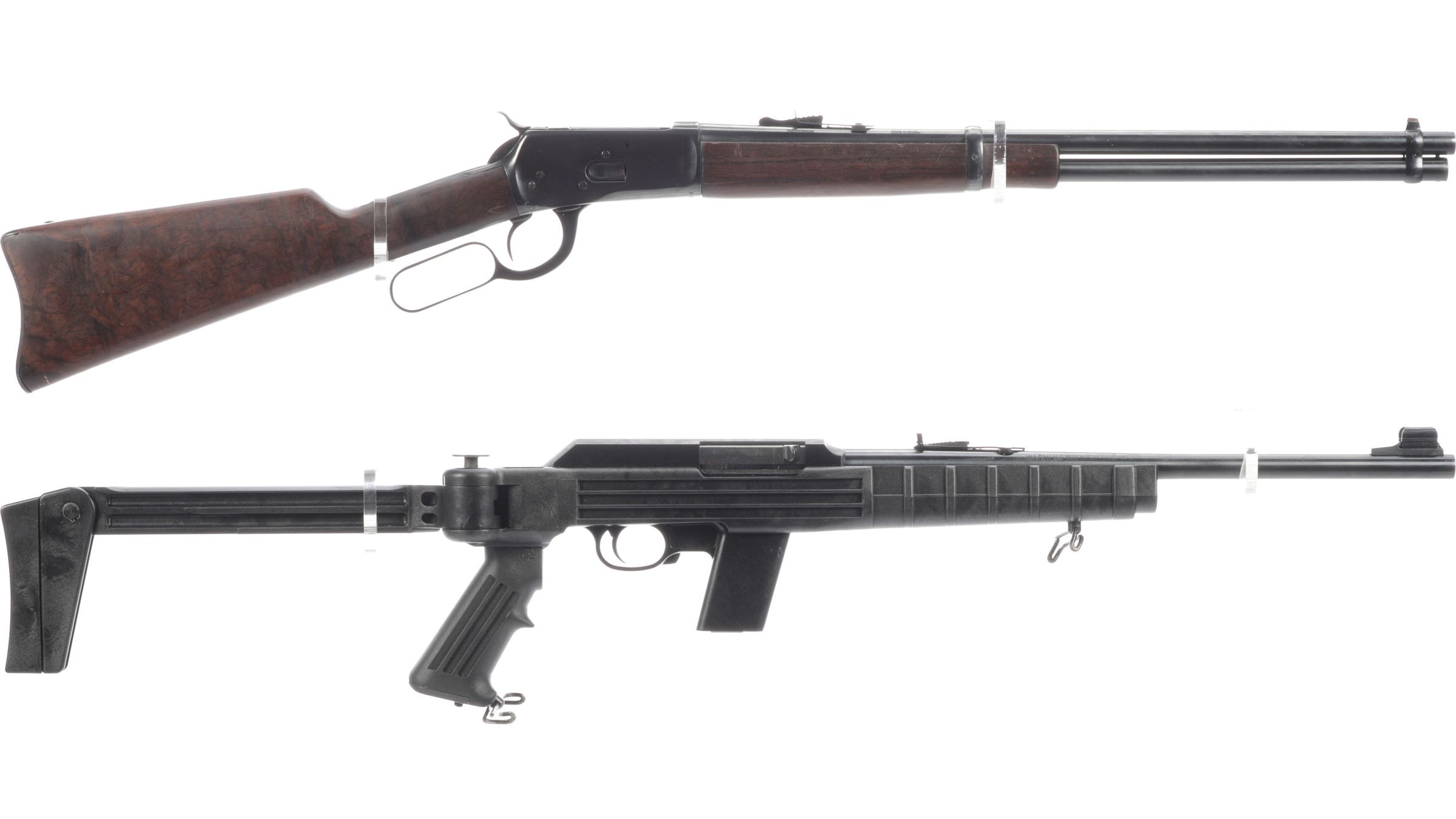Two Rifles -A) Rossi Model 92 Lever Action Rifle | Rock Island Auction