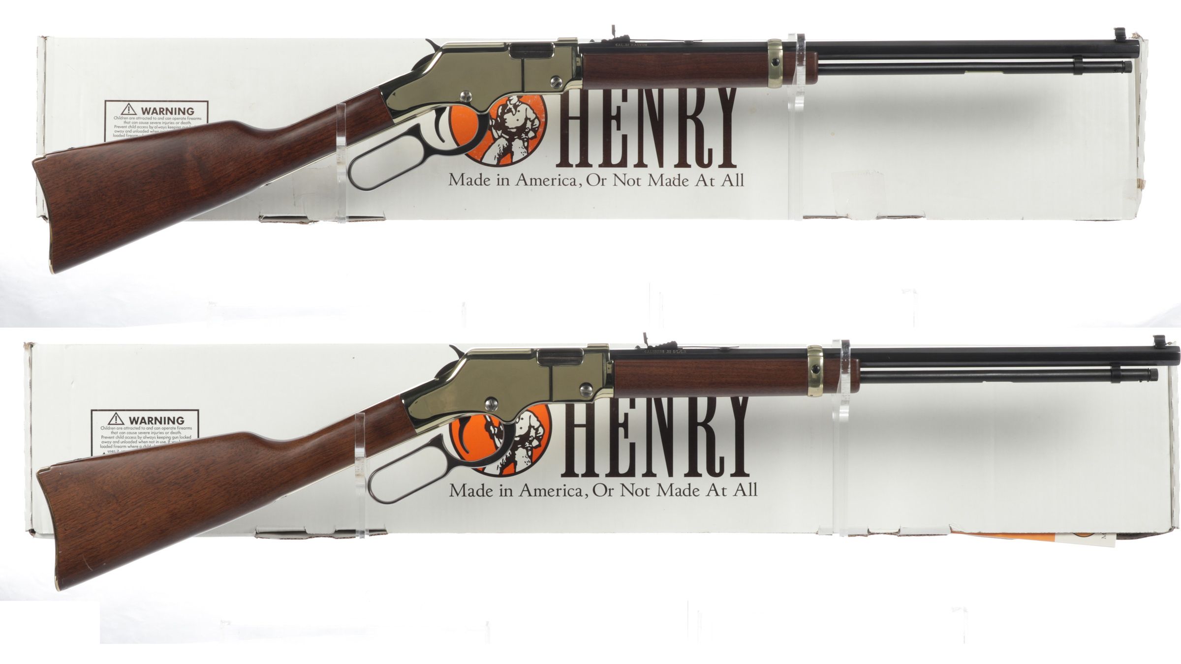 Two Henry Repeating Arms Golden Boy Rifles with Boxes | Rock Island Auction